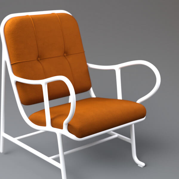 A3S H-Chair Model 4 3D Render | RenderHub Gallery