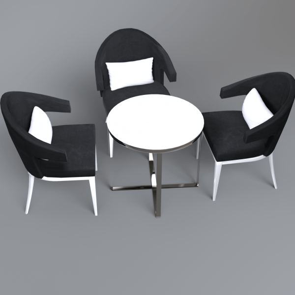 A3S H-Chair 16 3D Render, Digital Art by Architect3DStudio