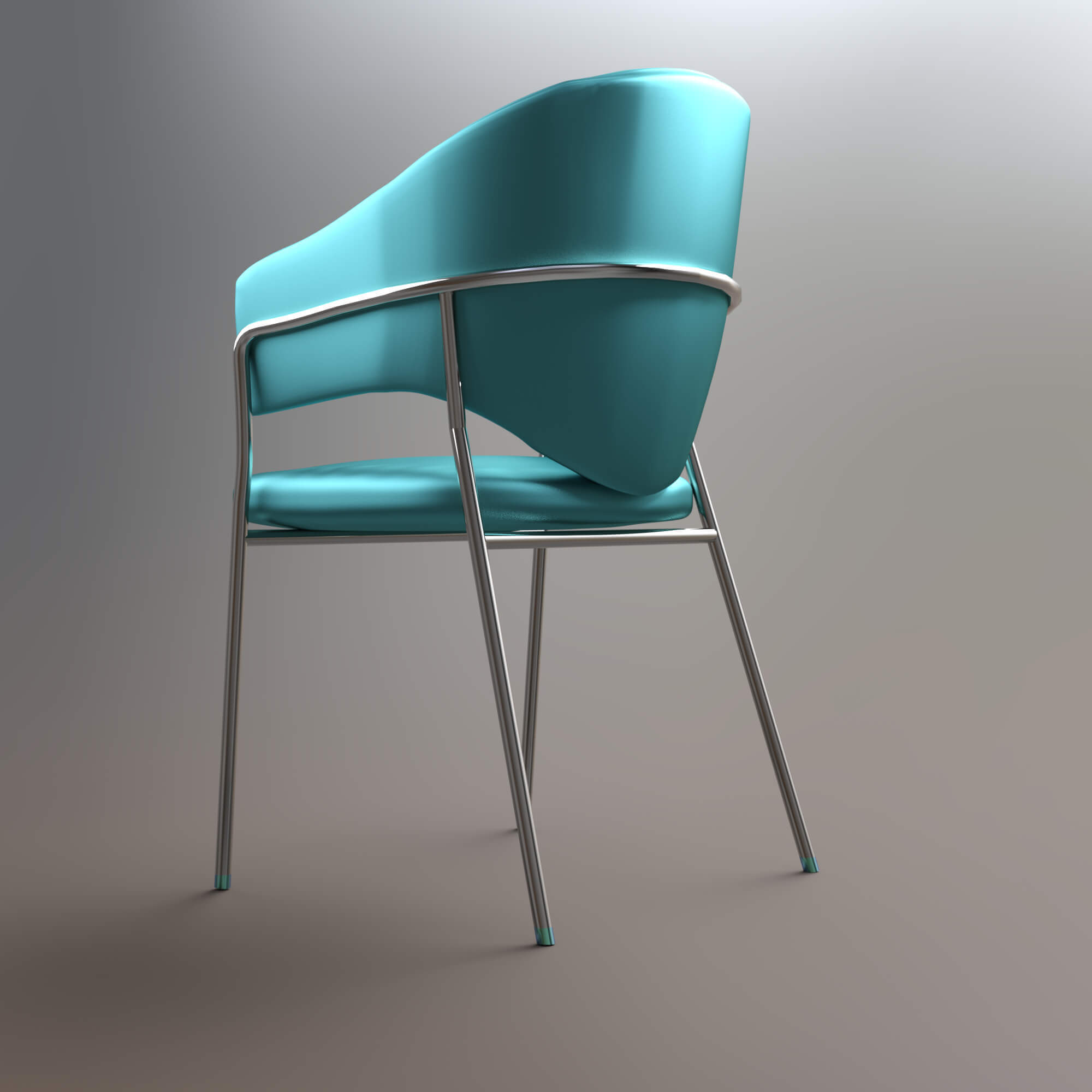 A3S H-Chair Model 4 3D Render, Digital Art by Architect3DStudio
