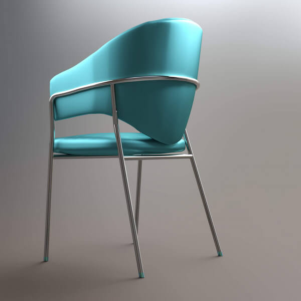 A3S H-Arm Chair 2 3D Render | RenderHub Gallery