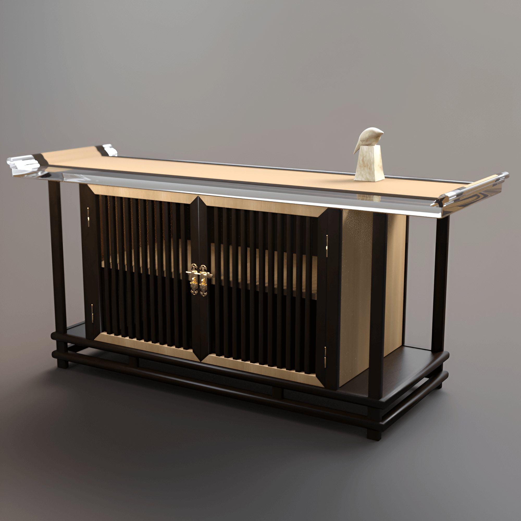 A3S H-Console Table 3D Render, Digital Art by Architect3DStudio