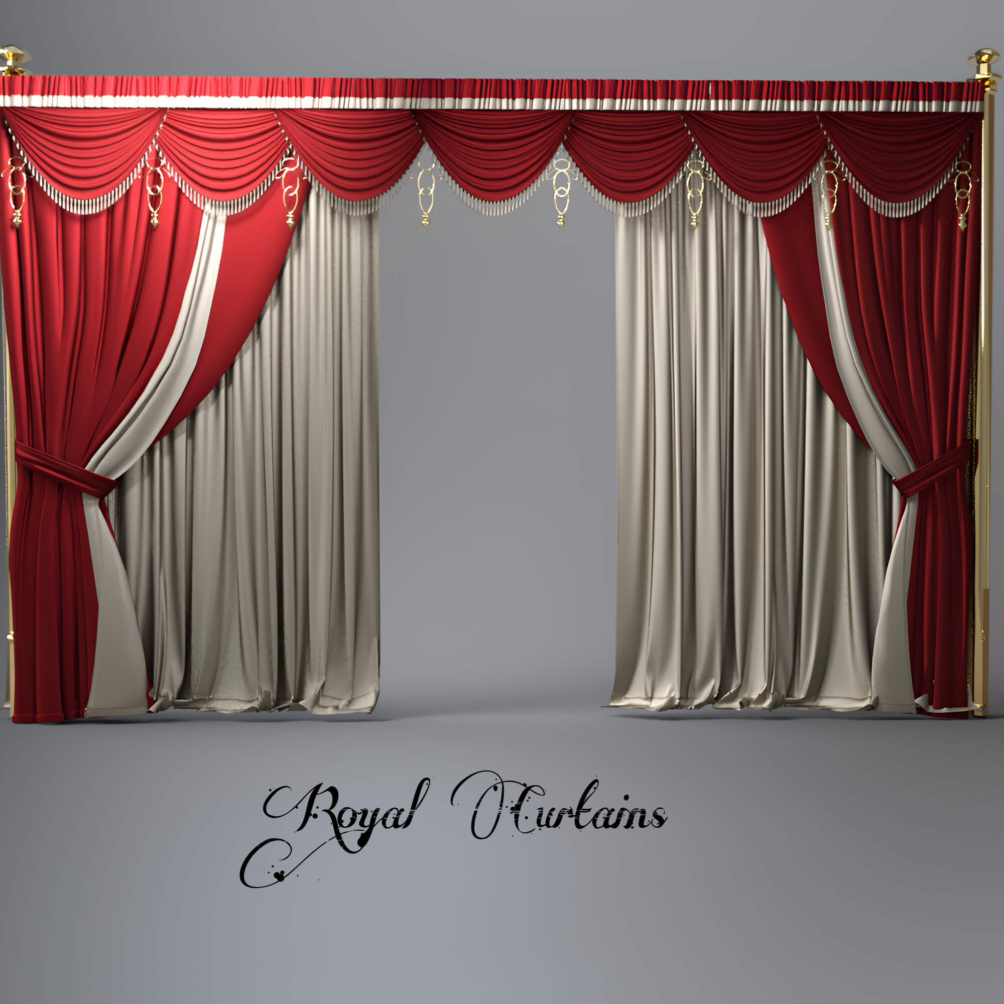 A3S H-Curtains 2 3D Render, Digital Art by Architect3DStudio
