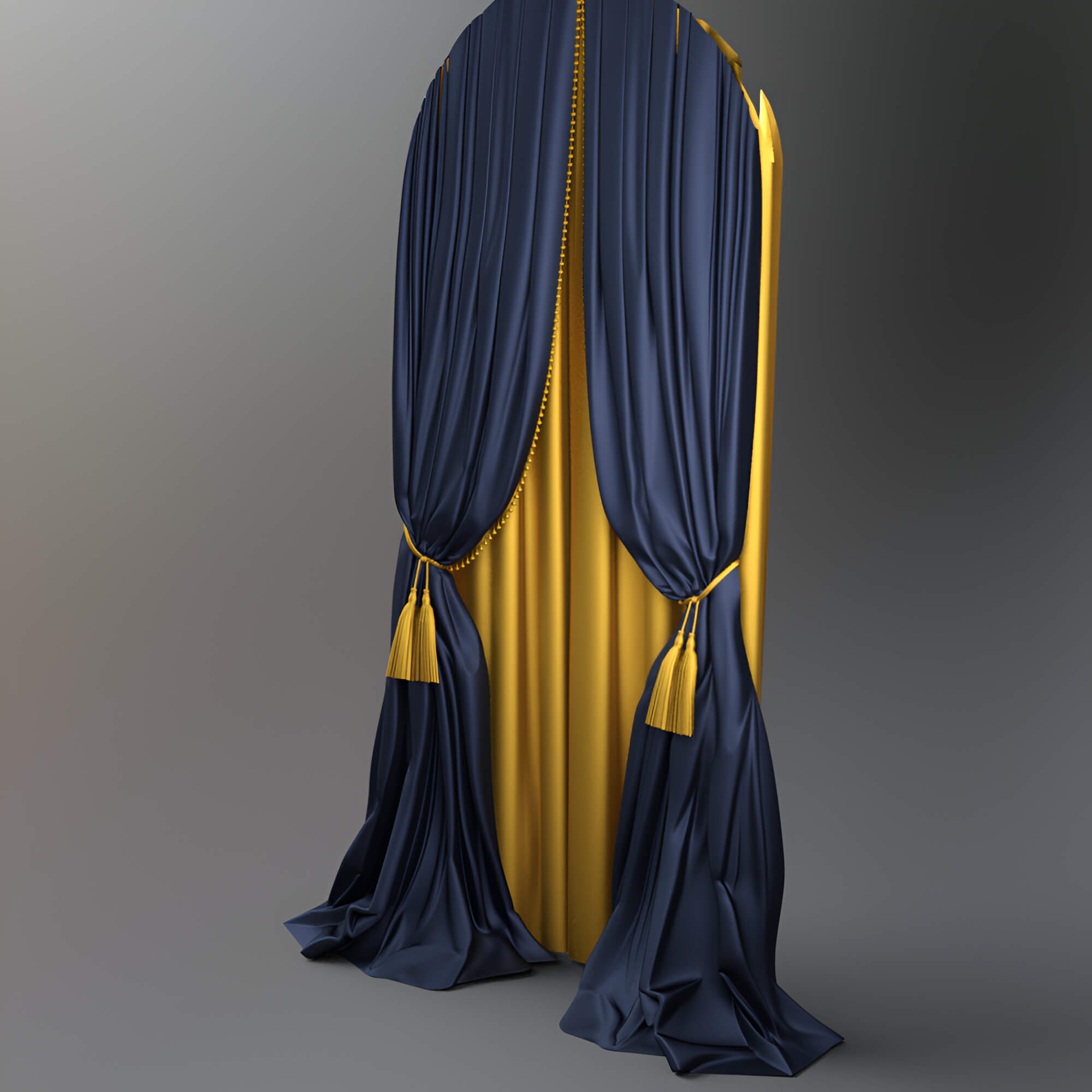 A3S H-Curtains 3D Render, Digital Art by Architect3DStudio