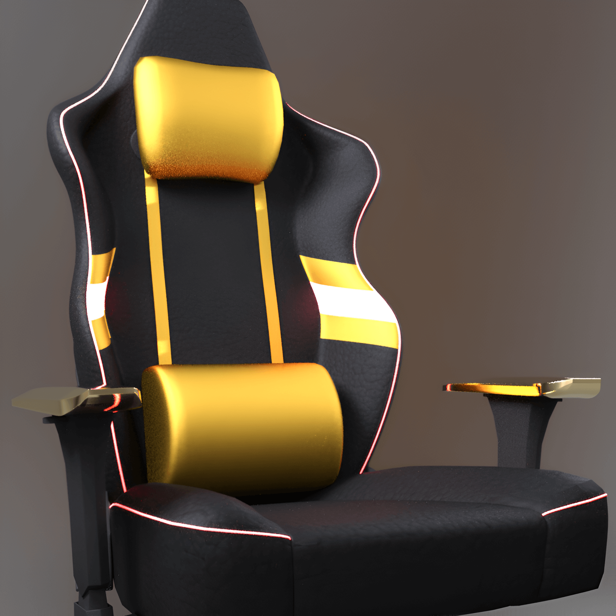 A3S H-Gaming Chair 3D Render, Digital Art by Architect3DStudio