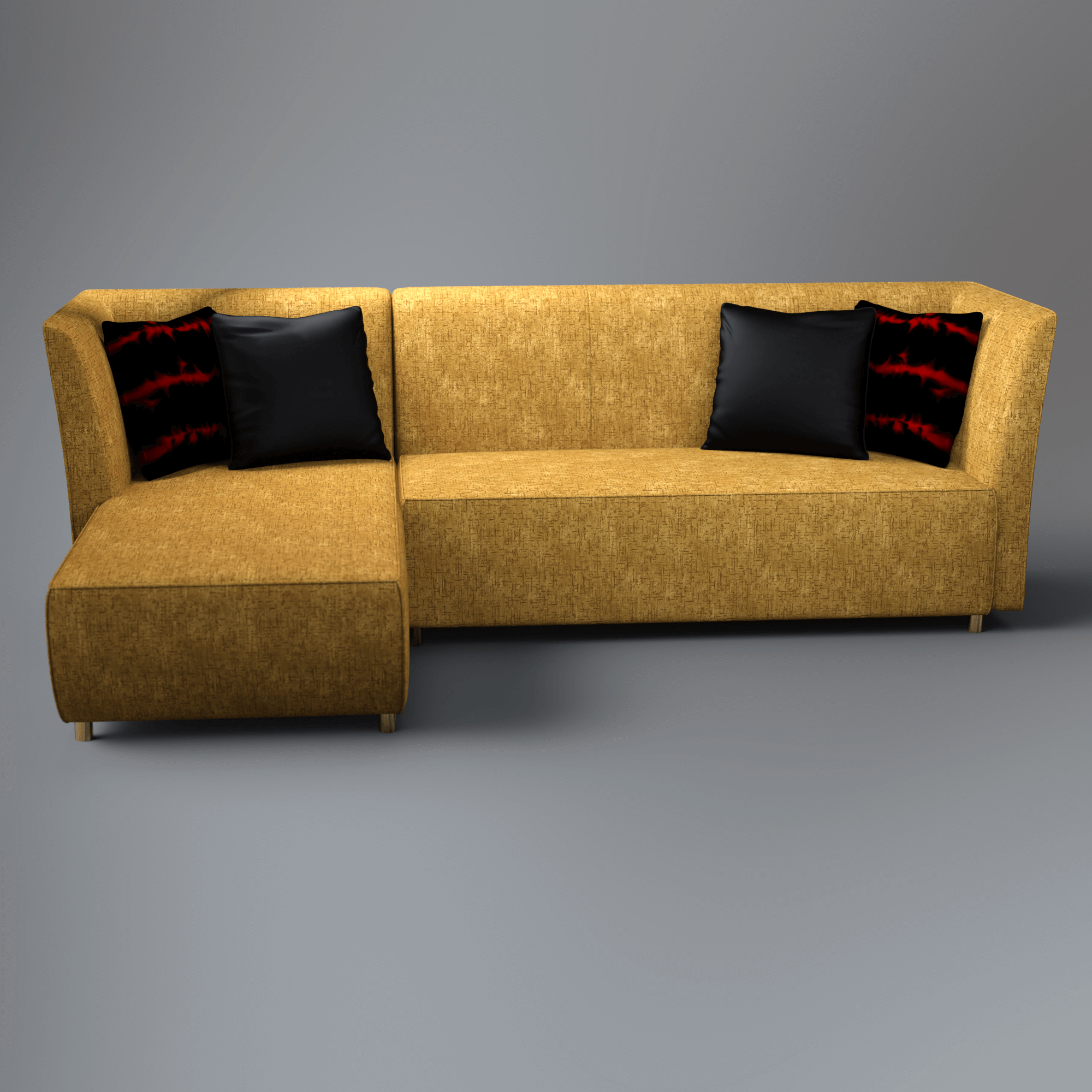 A3S H-Luxury Sofa 3 3D Render, Digital Art by Architect3DStudio