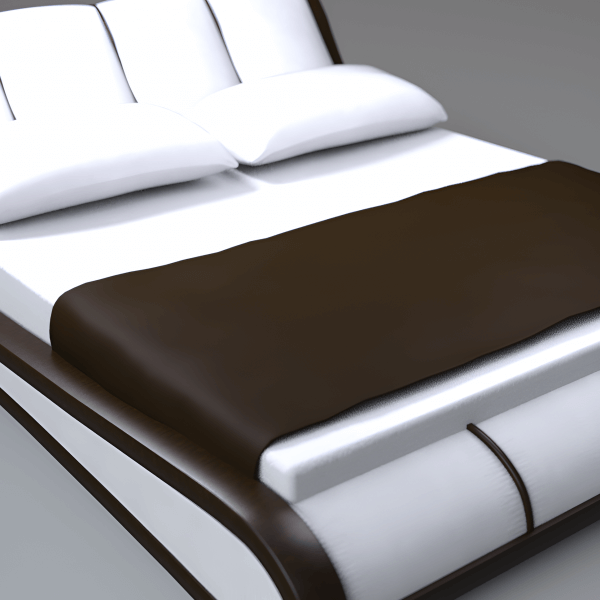 A3S H-Bed Model 2 3D Render, Digital Art by Architect3DStudio