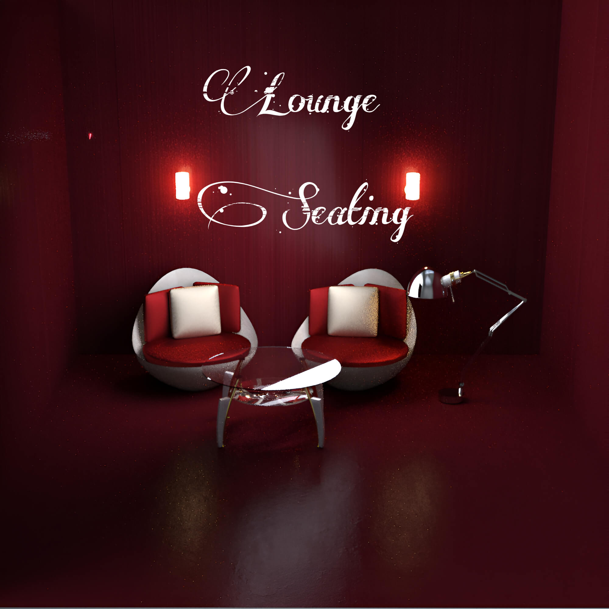 A3S H-Sitting Area 3D Render, Digital Art by Architect3DStudio