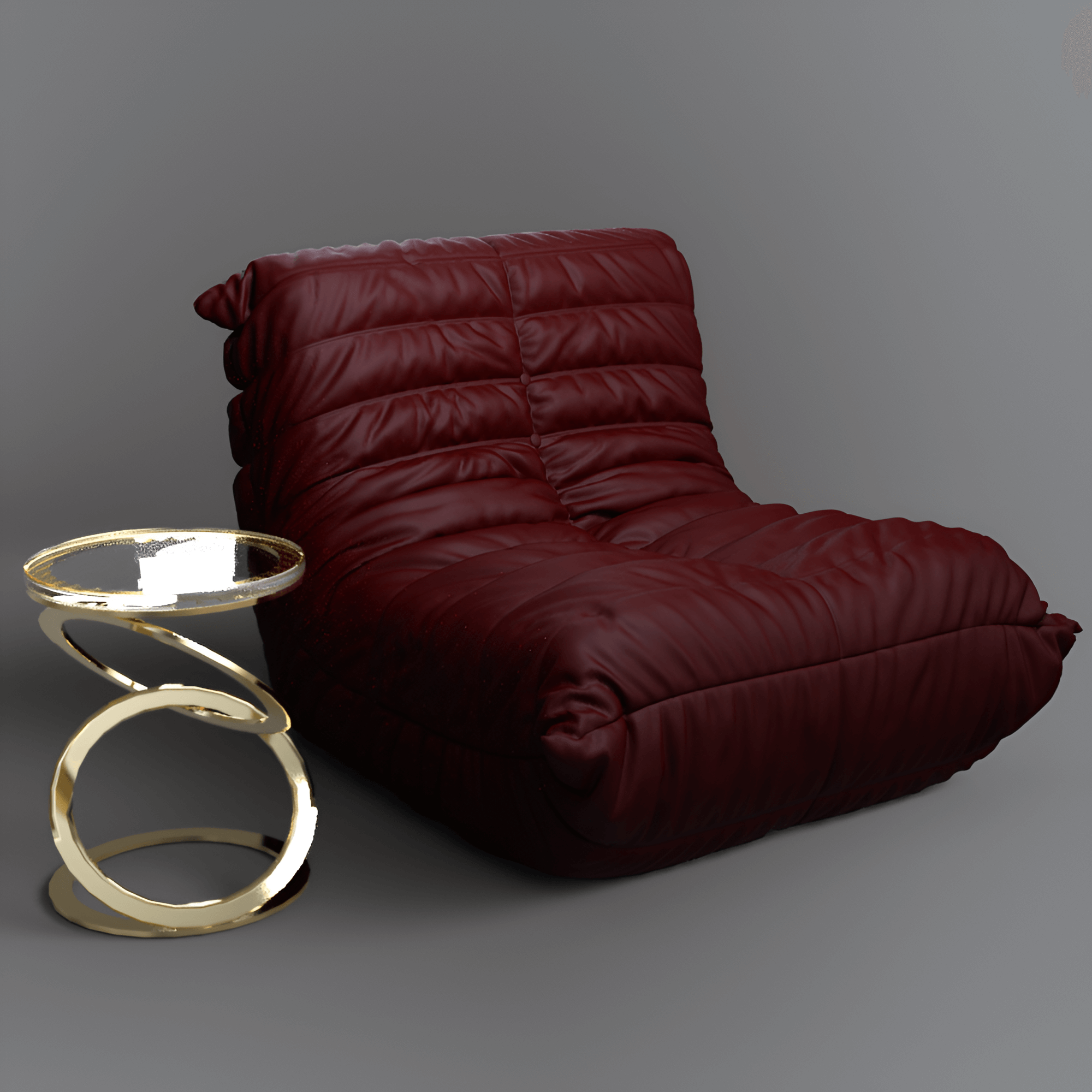 A3S H-Smooth Sofa 2 3D Render, Digital Art by Architect3DStudio
