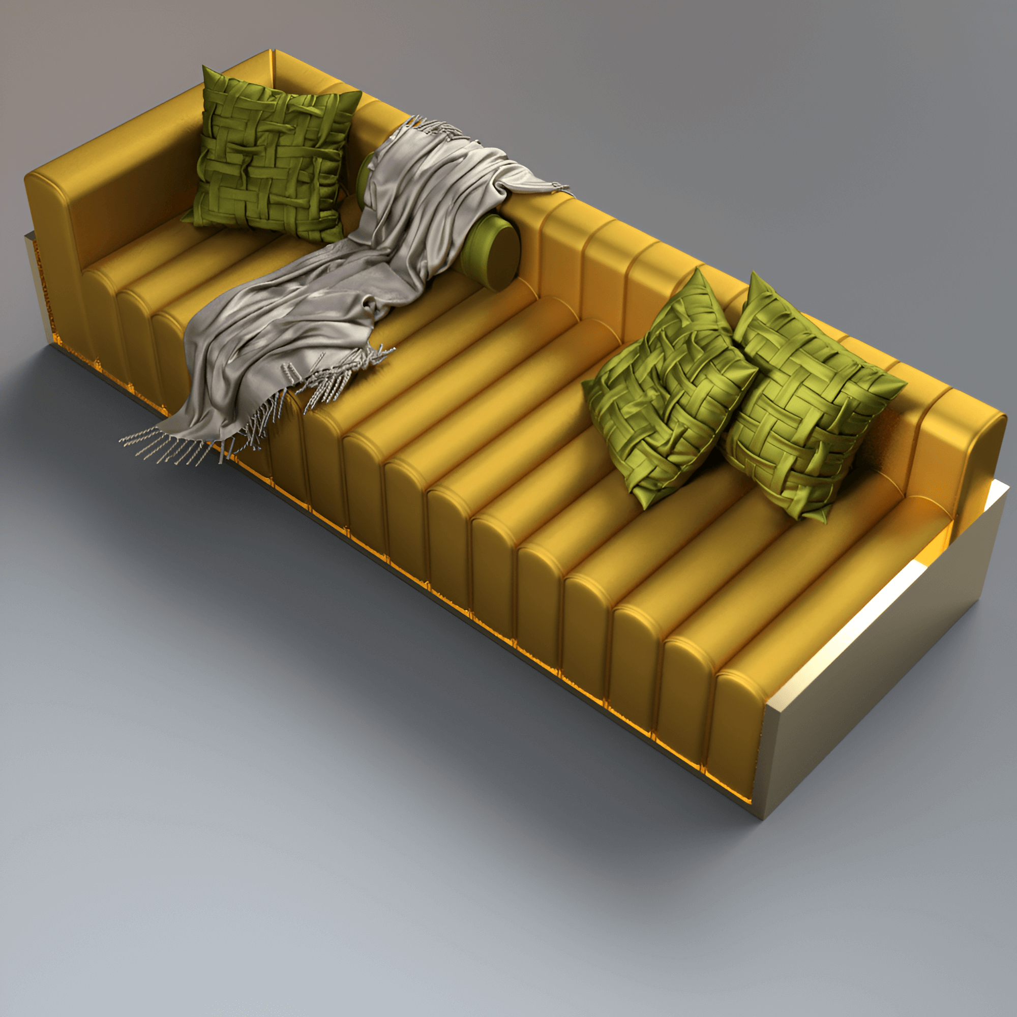 A3S H-Sofa Model 17 3D Render, Digital Art by Architect3DStudio