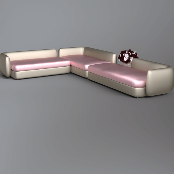 A3S H-Plane Sofa Set 3D Render, Digital Art by Architect3DStudio