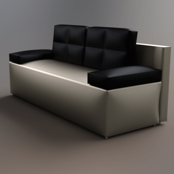 A3S Sofa Model 3D Render | RenderHub Gallery