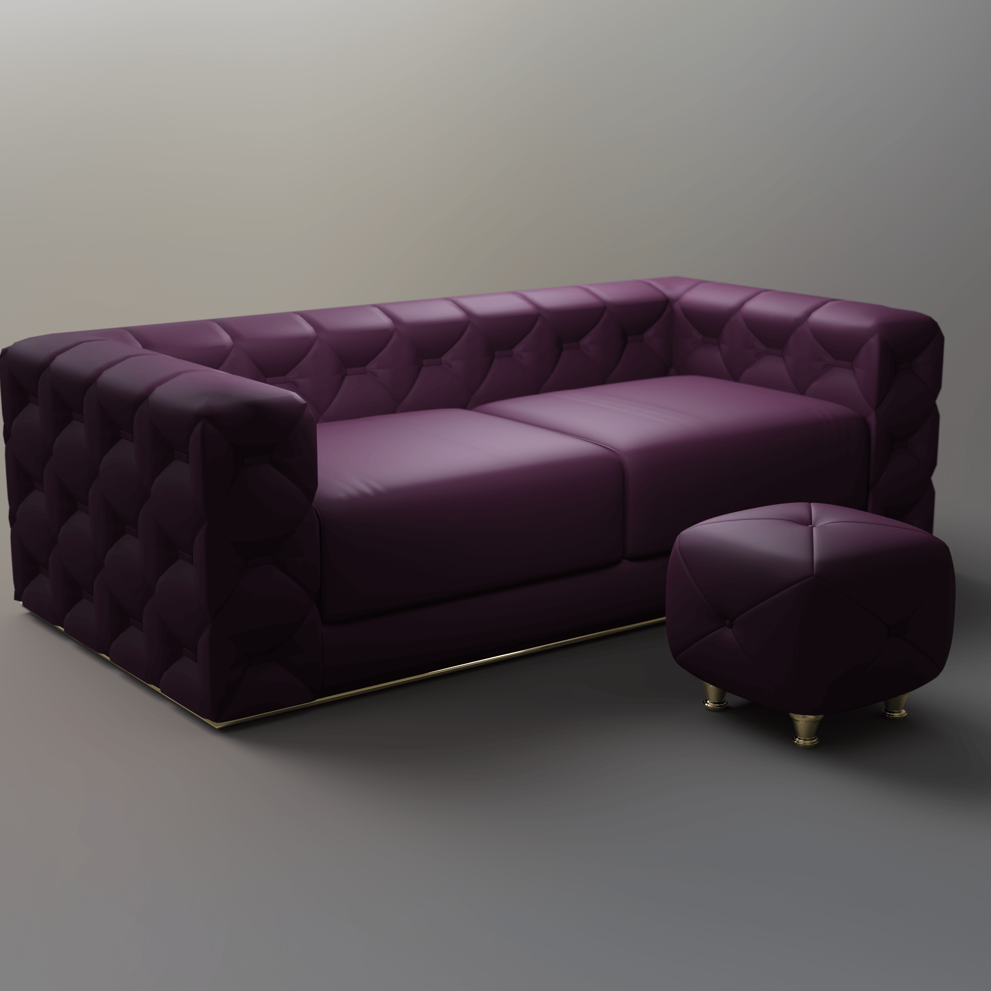 A3S H-Sofa With Couch 3D Render | RenderHub Gallery