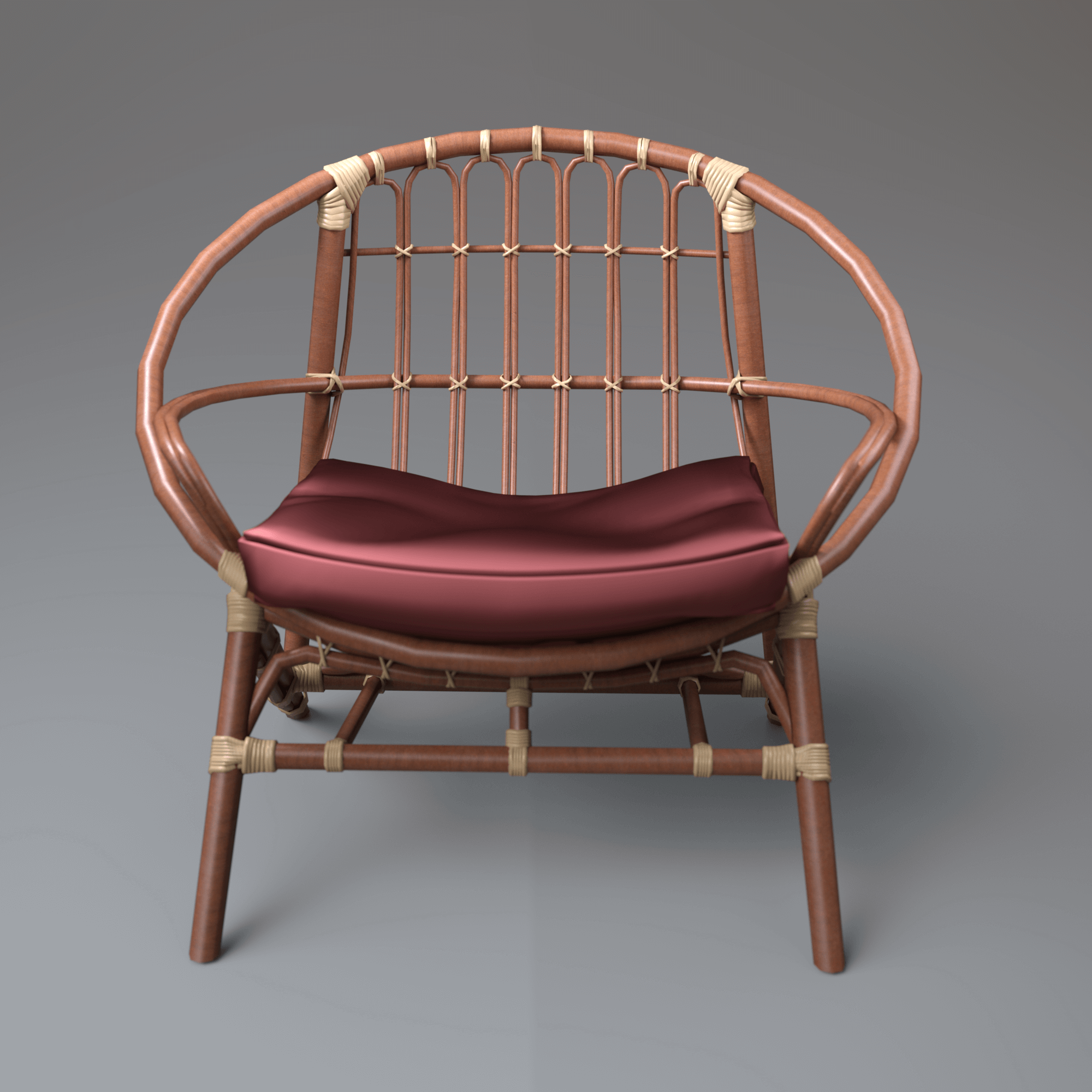 A3S H-Wood Chair 3D Render, Digital Art by Architect3DStudio