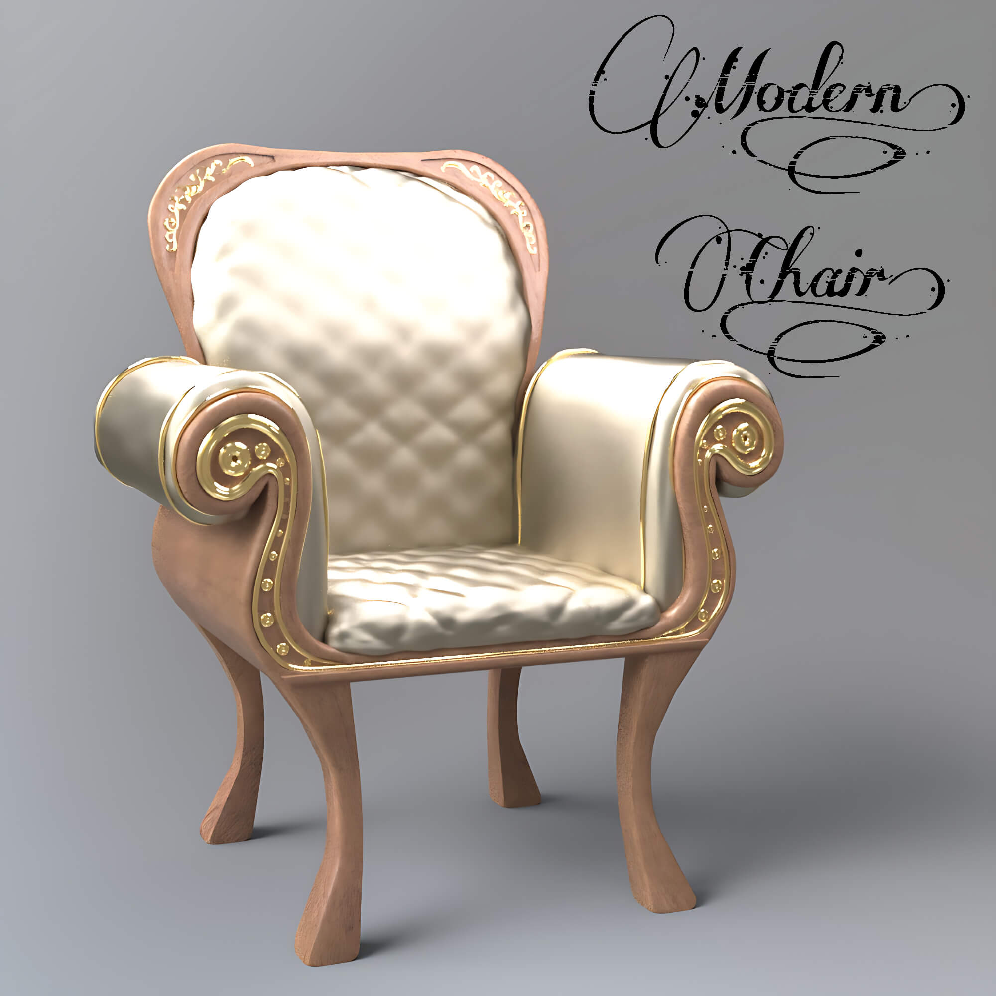 A3S P-Chair 76 3D Render, Digital Art by Architect3DStudio