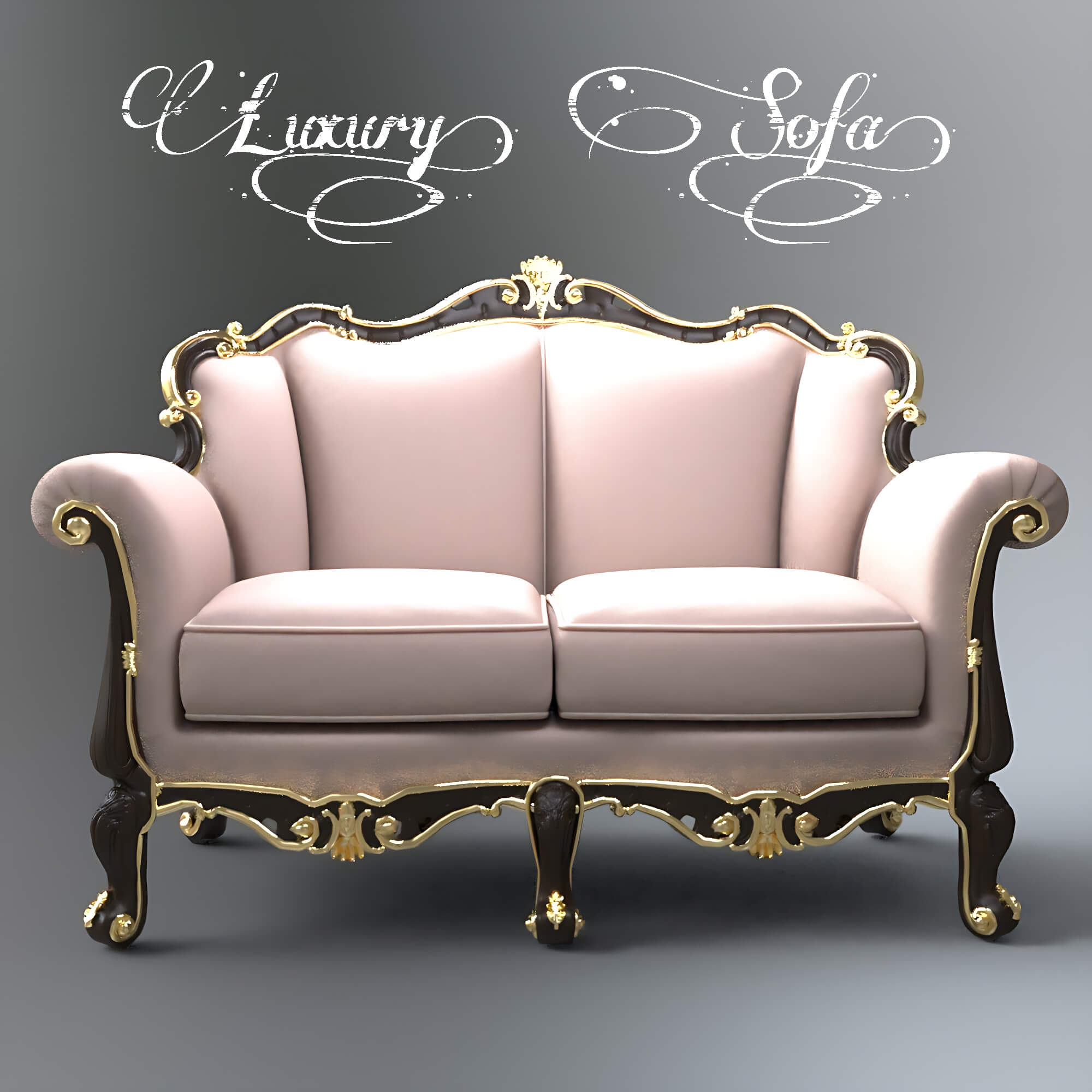 A3S P-Sofa Model 70 3D Render, Digital Art by Architect3DStudio