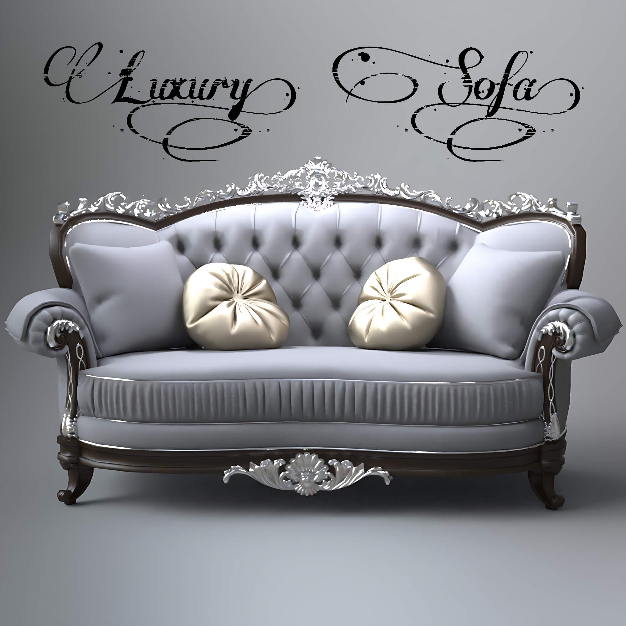A3S P-Sofa Model 71 3D Render, Digital Art by Architect3DStudio