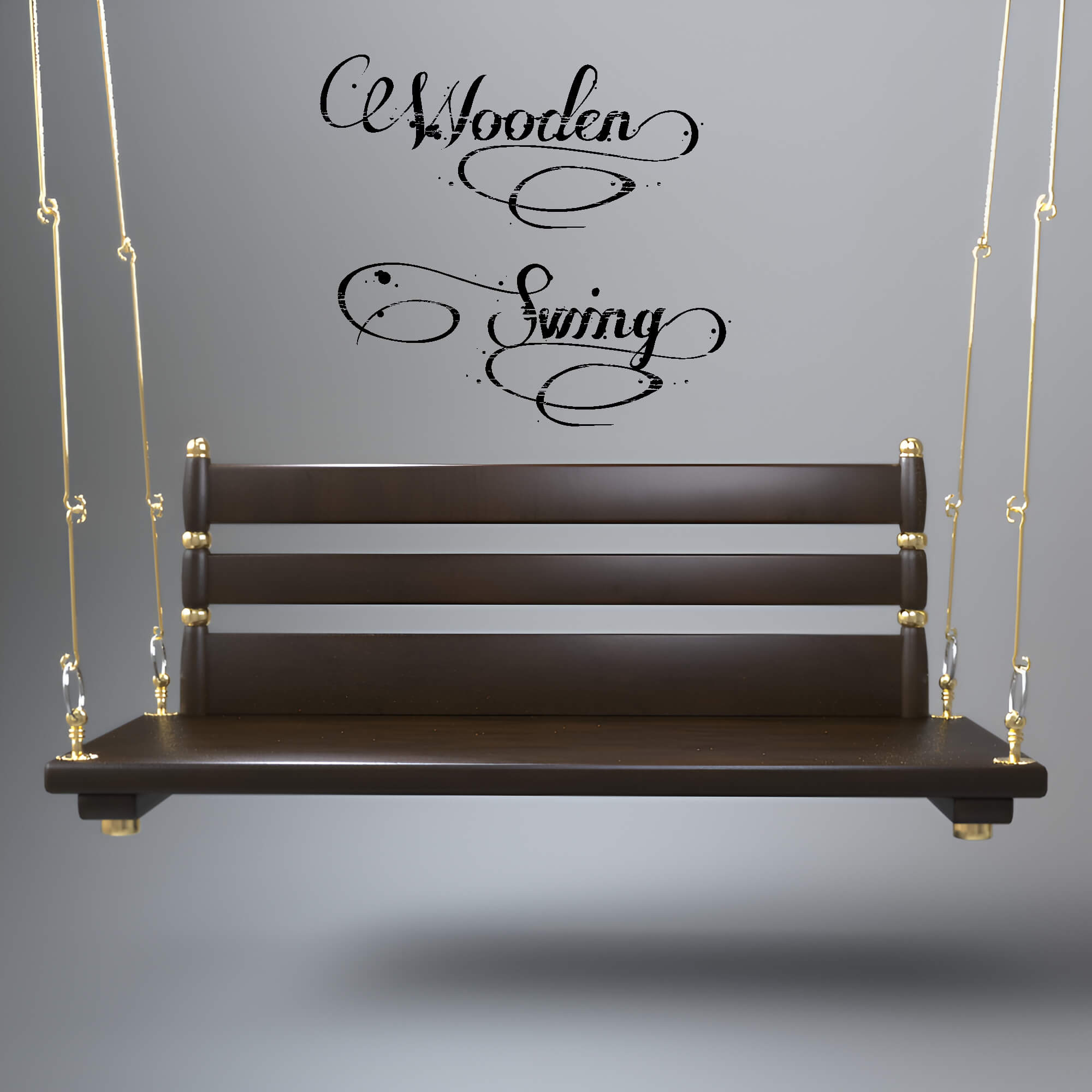 A3S P-Wooden Swing 3D Render, Digital Art by Architect3DStudio
