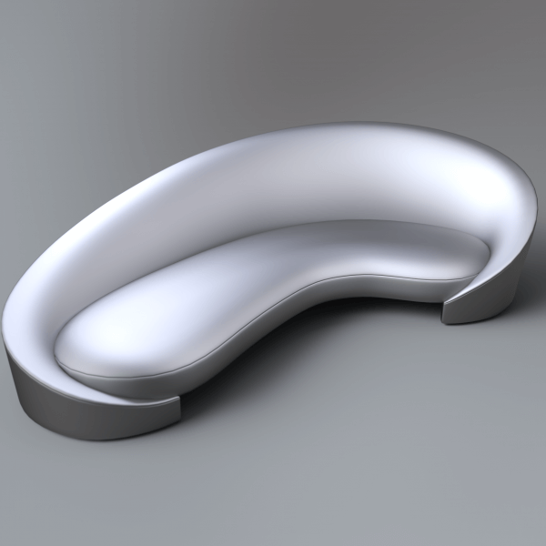 A3S H Sofa Model 2 3D Render | RenderHub Gallery