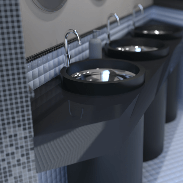 A3S Bathroom Model 1 3D Render | RenderHub Gallery