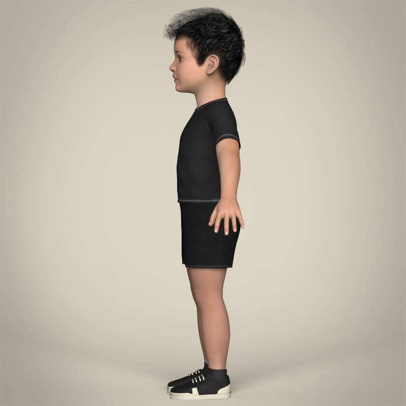 Little Boy - 3D Model by arcmodels