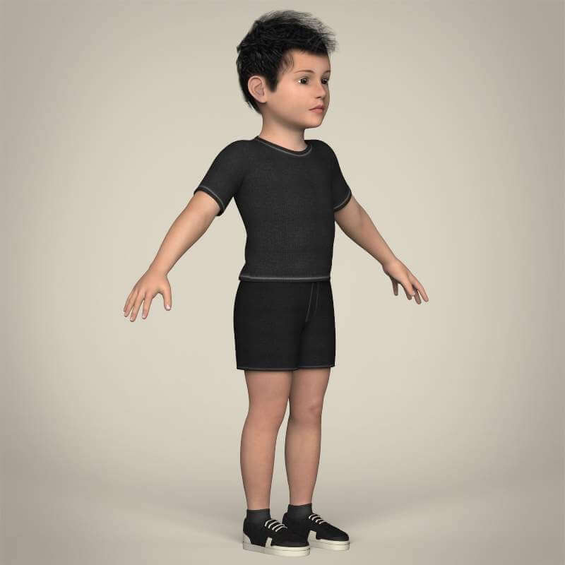 Little Boy - 3D Model by arcmodels