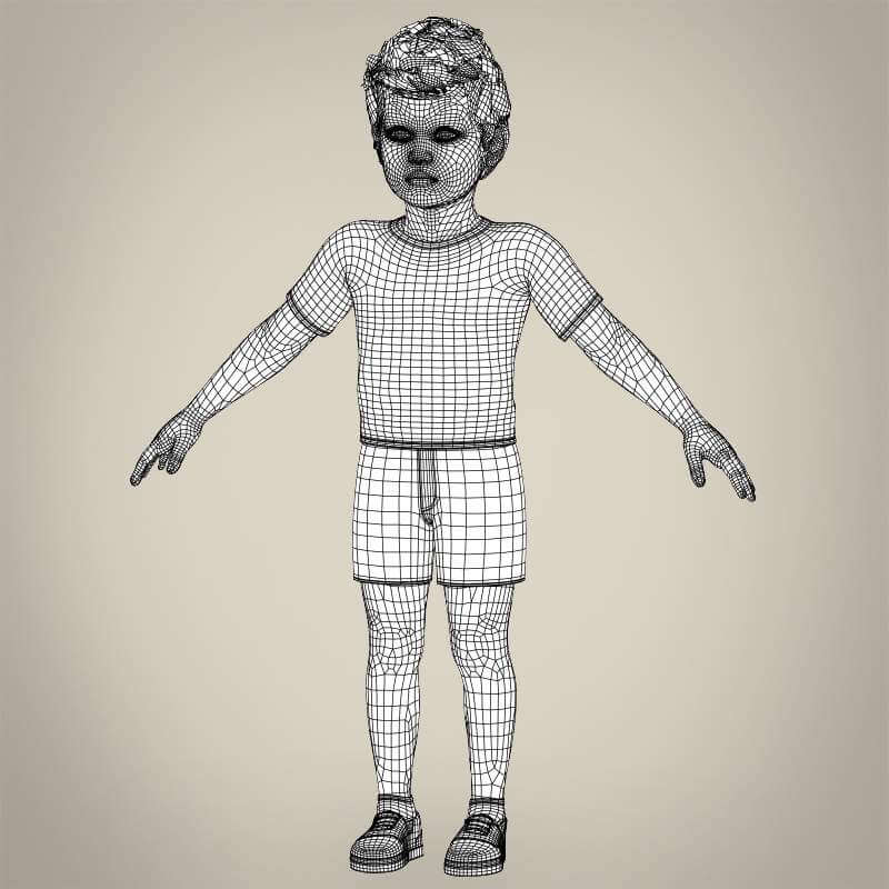 Little Boy - 3D Model by arcmodels