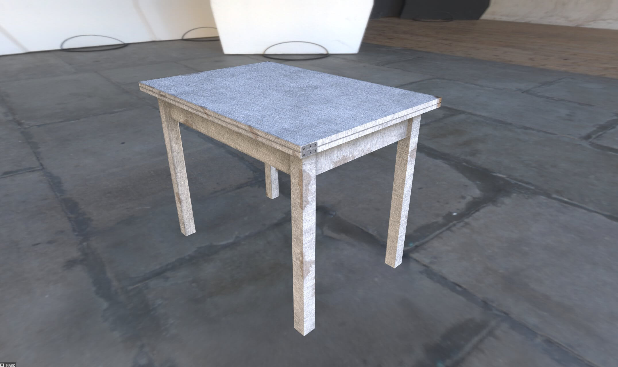 Kitchen Table USSR - Free 3D Model by arfo