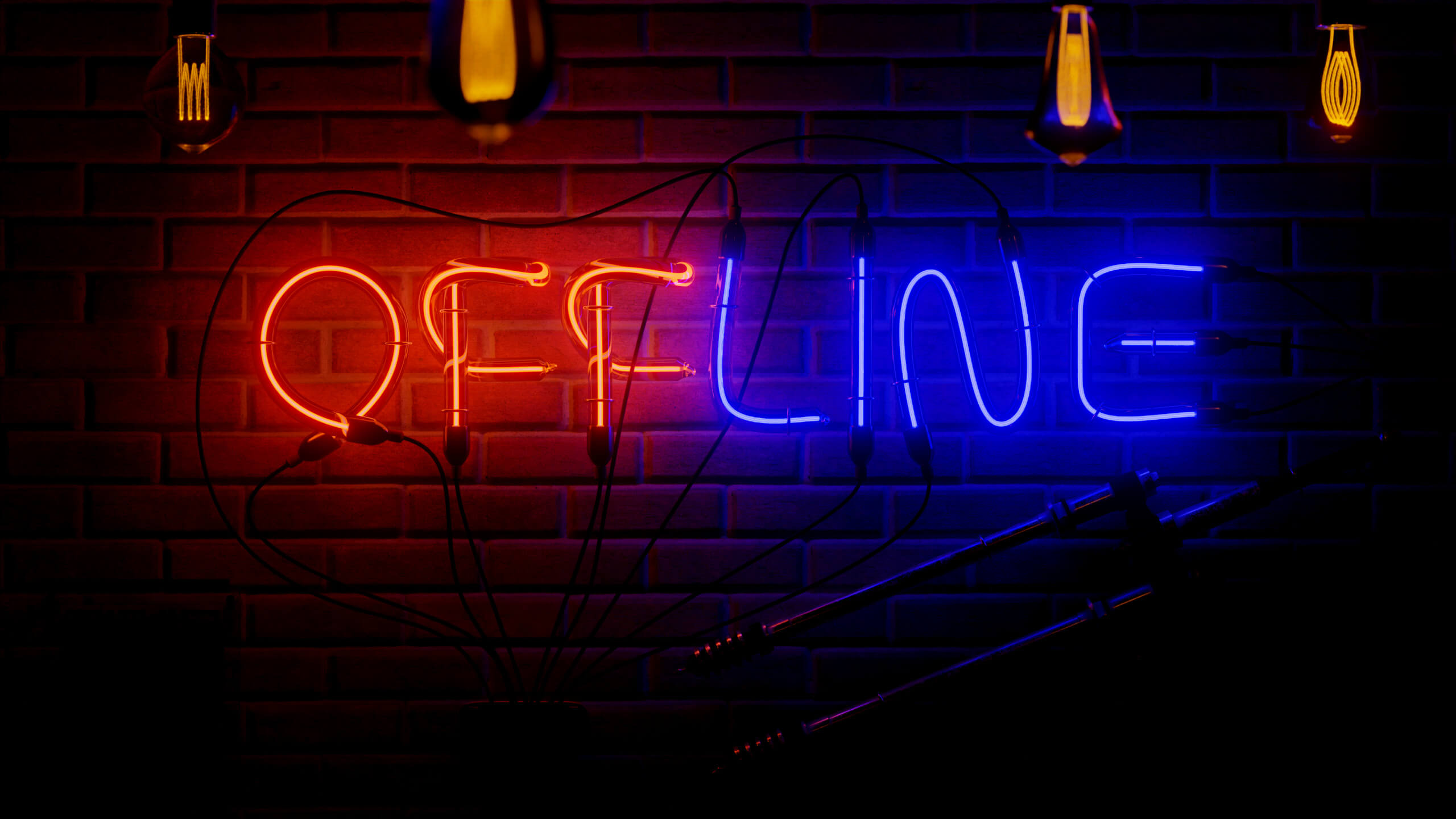 Offline Neon Sign