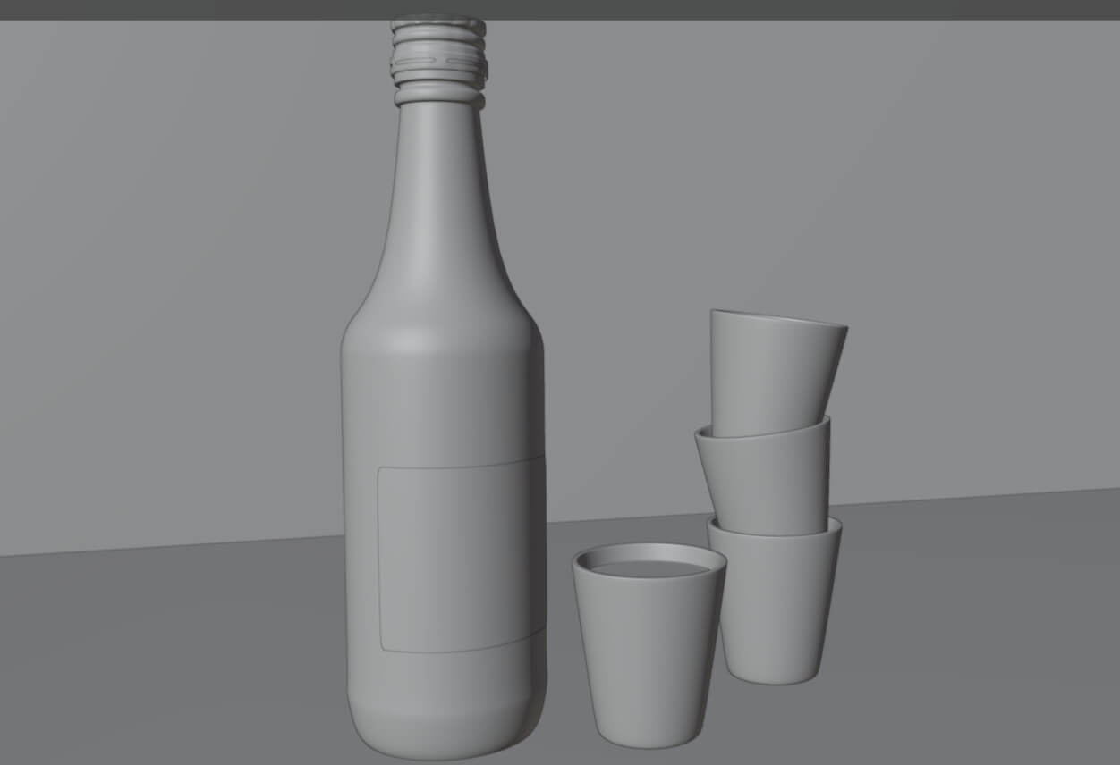 3D model Korean Soju by argent_Karasik