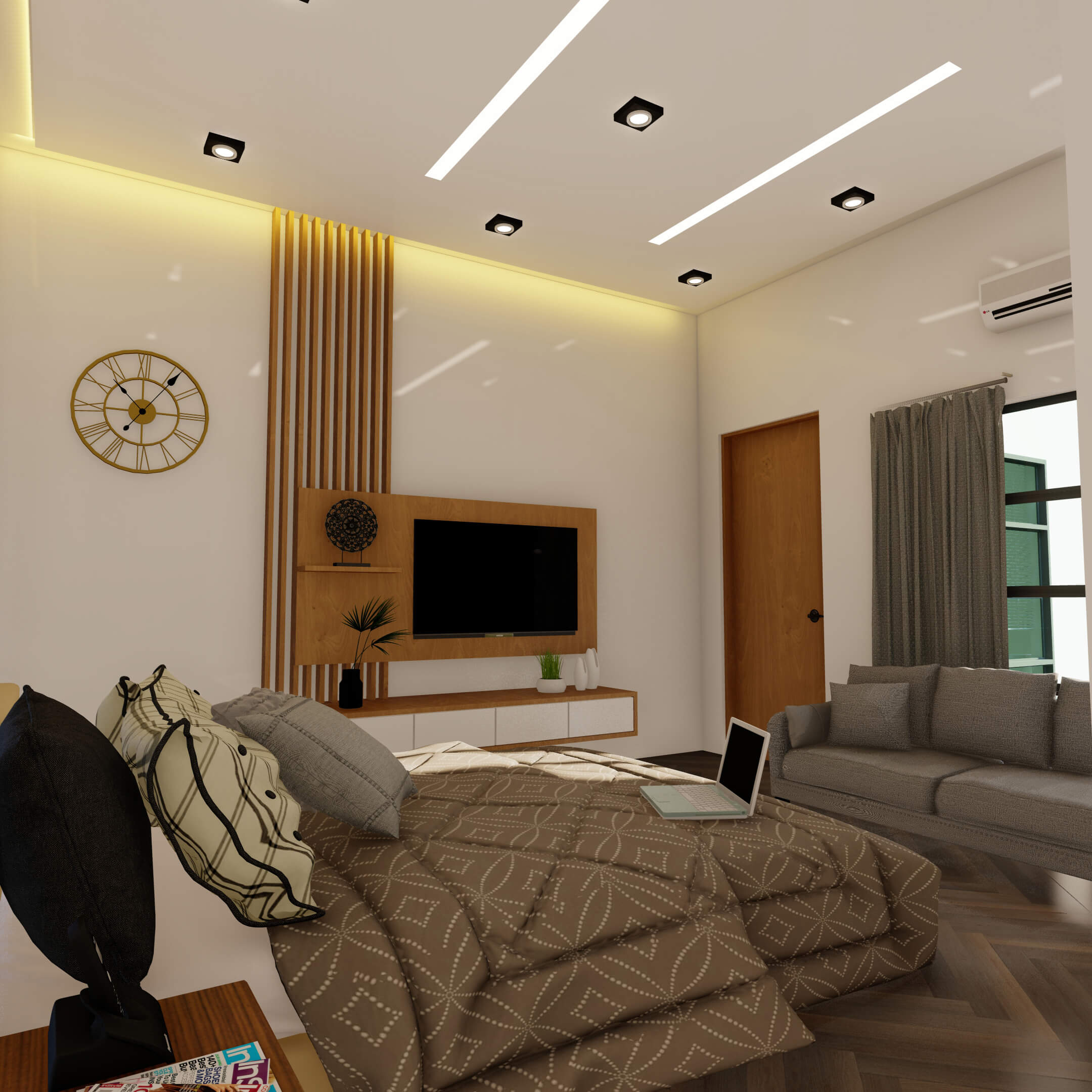Studio Appartment - 3D Model by Arhum_Usman