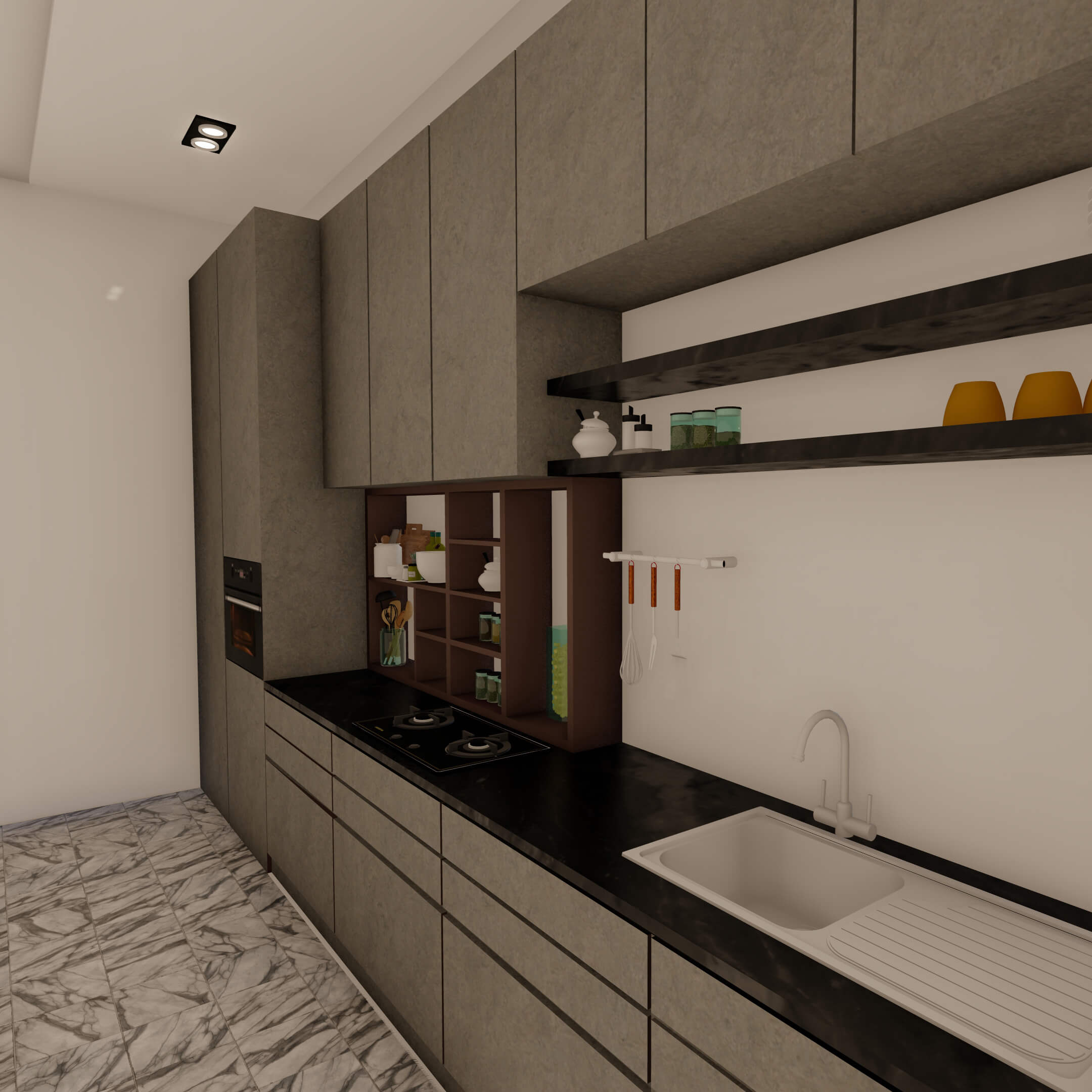 Studio Appartment - 3D Model by Arhum_Usman