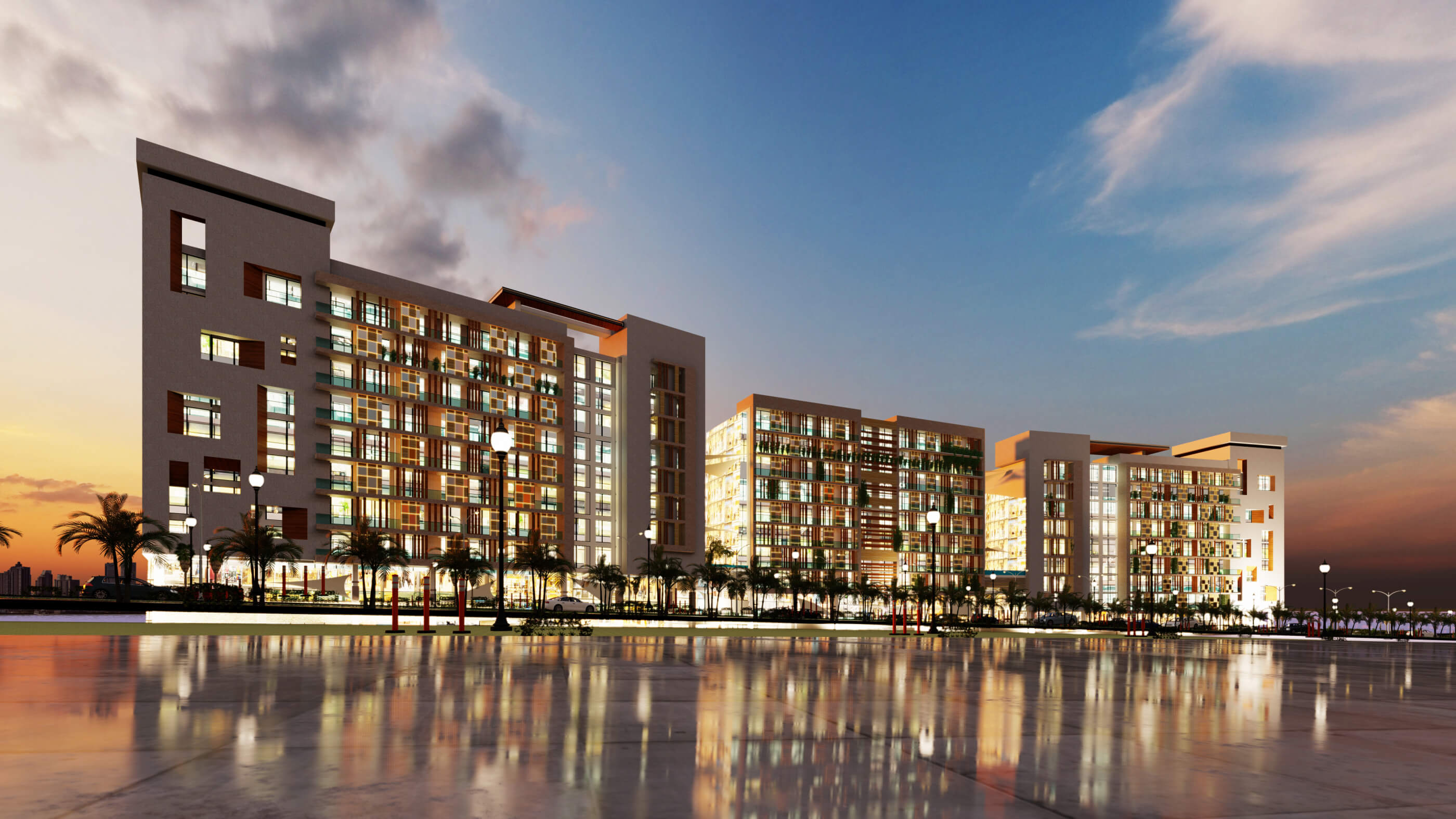 Shopping Mall 3D Elevation by Arhum_Usman