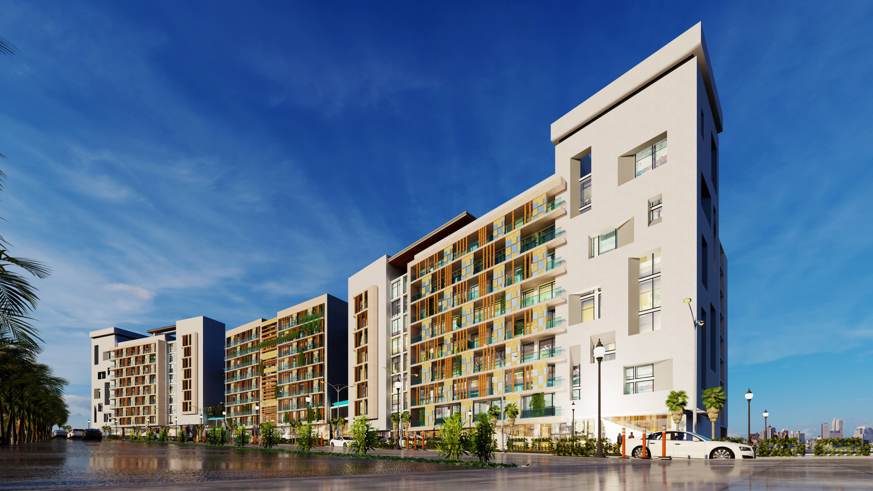 Shopping Mall 3D Elevation by Arhum_Usman