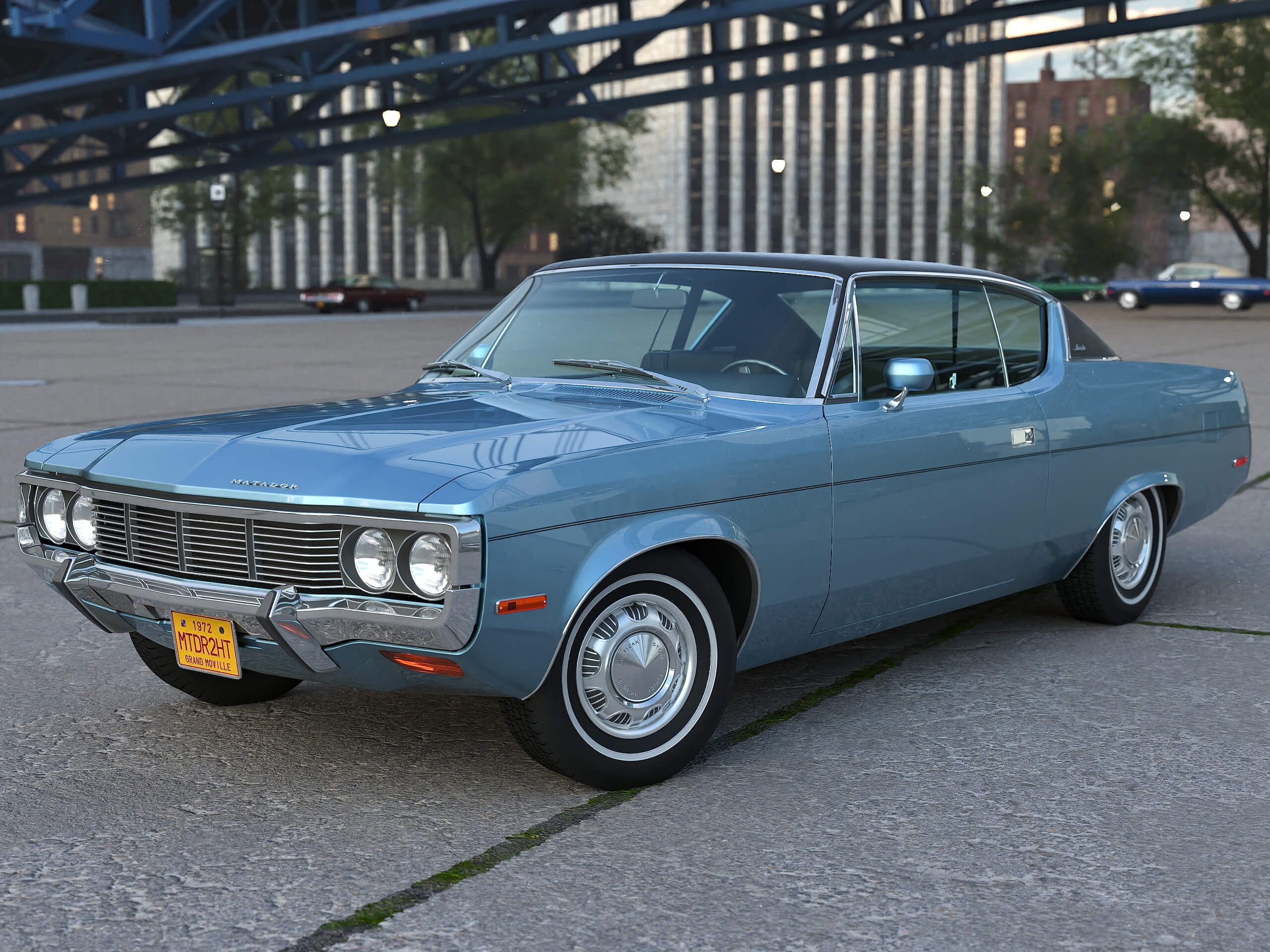 AMC Matador Coupe 1972 - 3D Model by arkviz