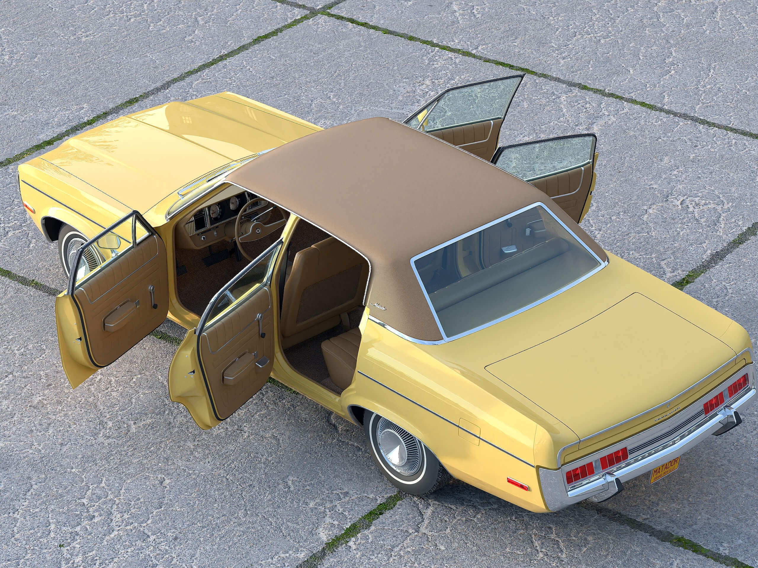 AMC Matador 1972 - 3D Model by arkviz