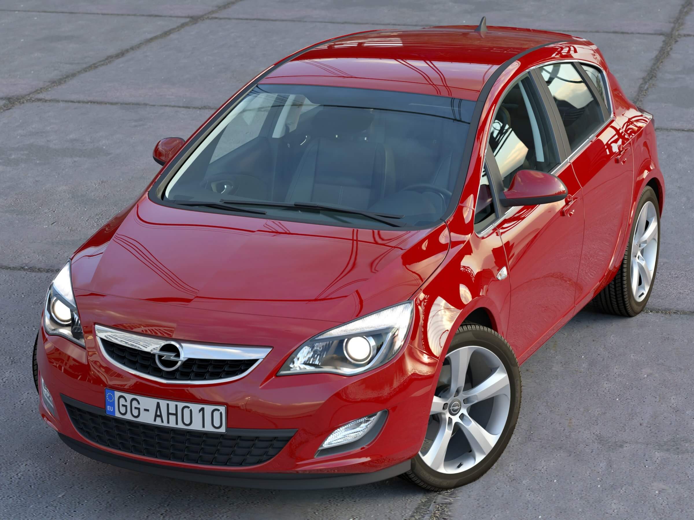 Opel Astra 2010 - 3D Model by arkviz