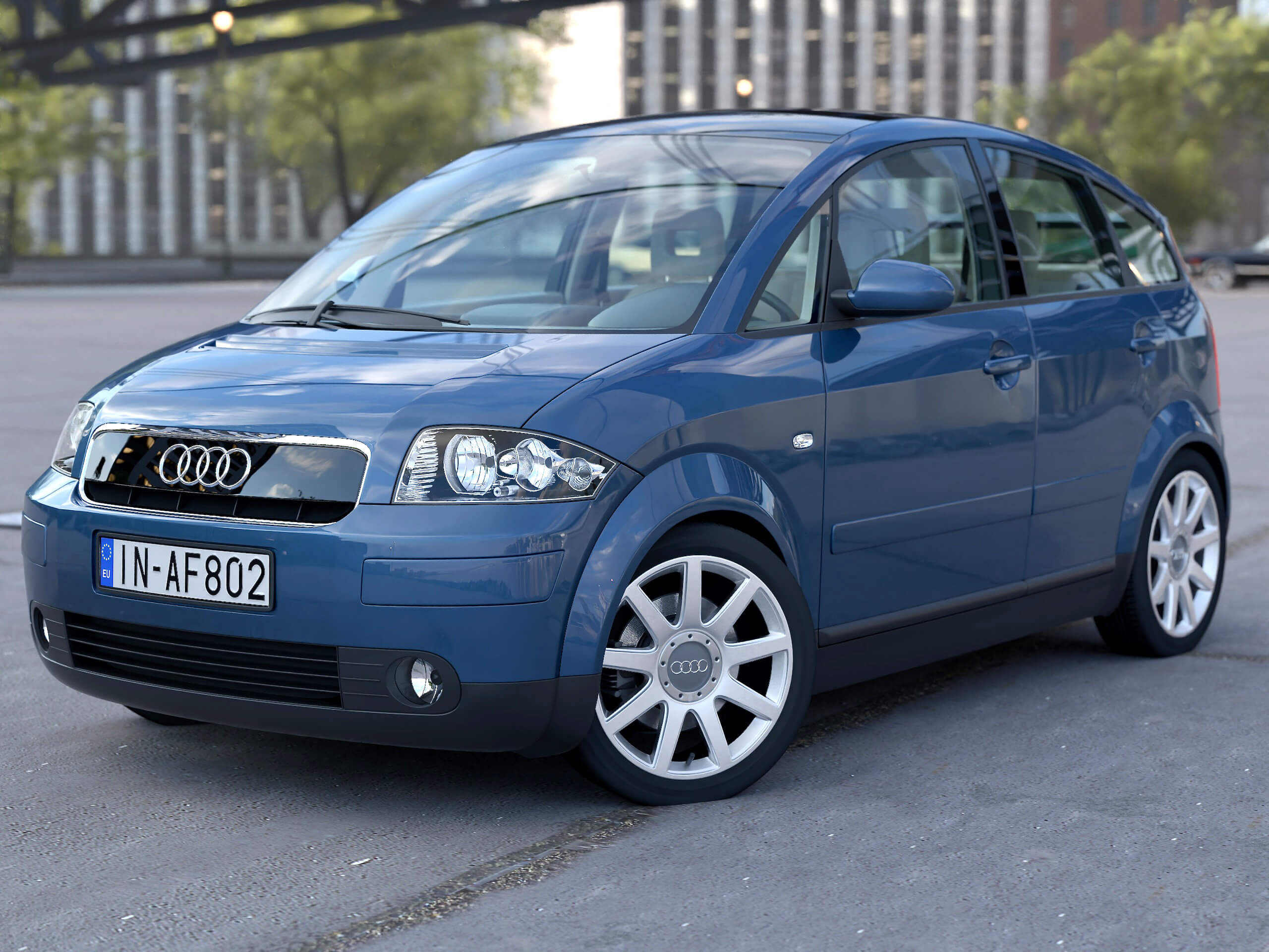 Audi A2 2003 - 3D Model by arkviz
