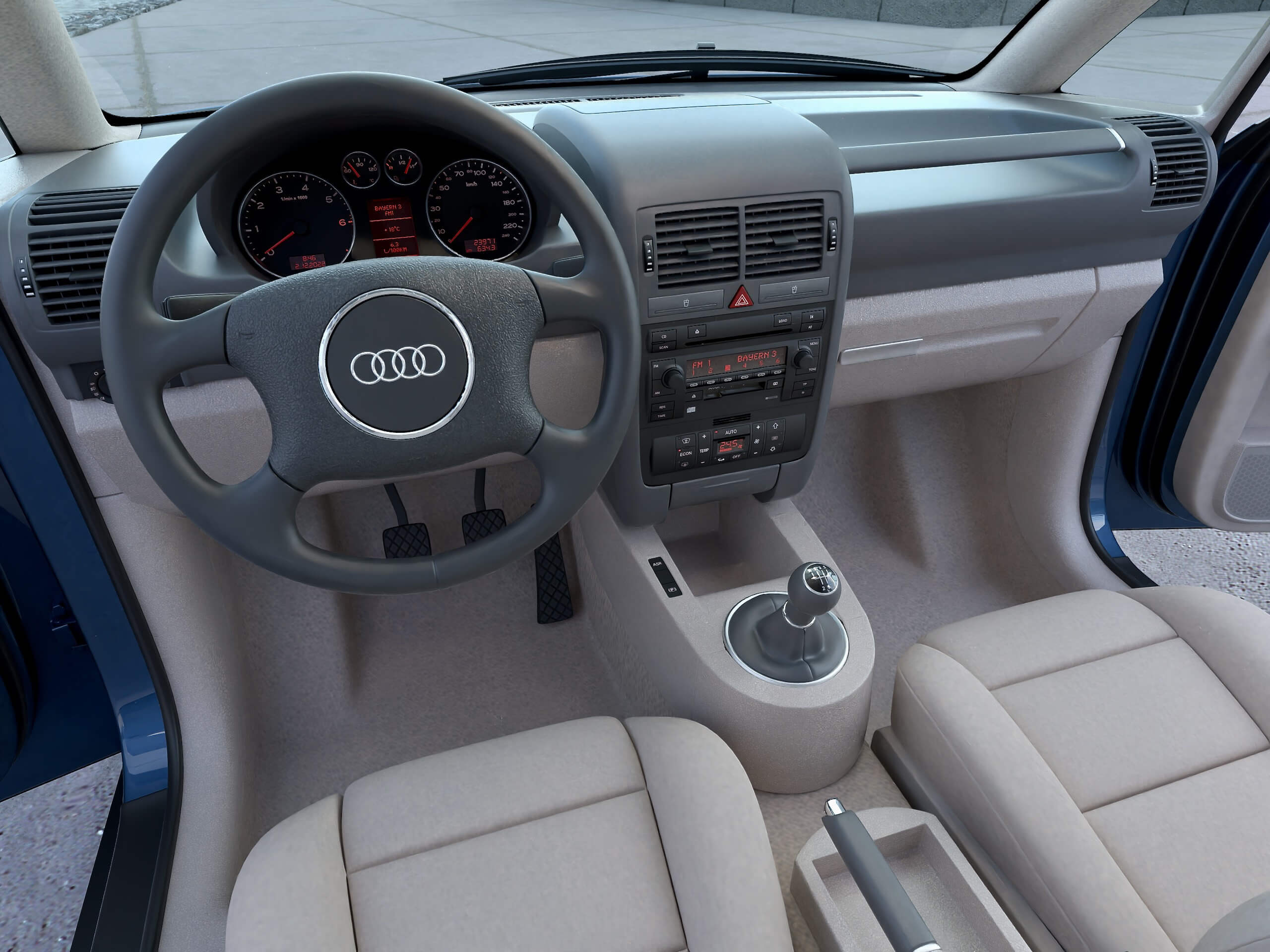 Audi A2 2003 - 3D Model by arkviz