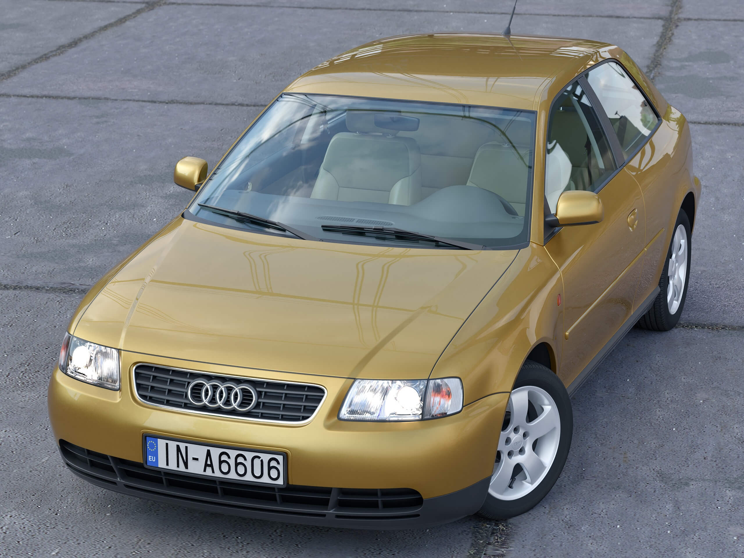 Audi A3 1996 - 3D Model by arkviz