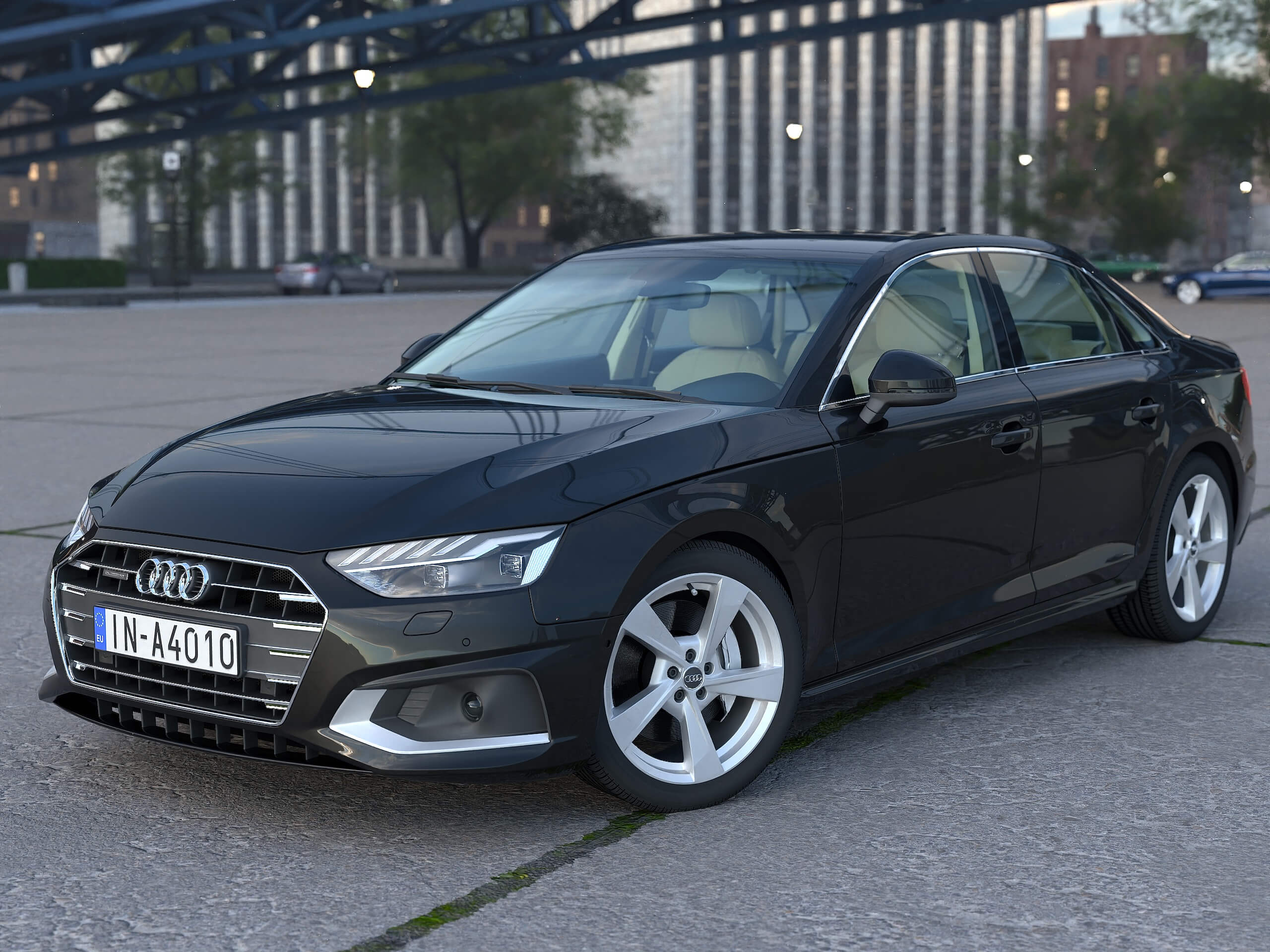 Audi A4 2022 - 3D Model by arkviz