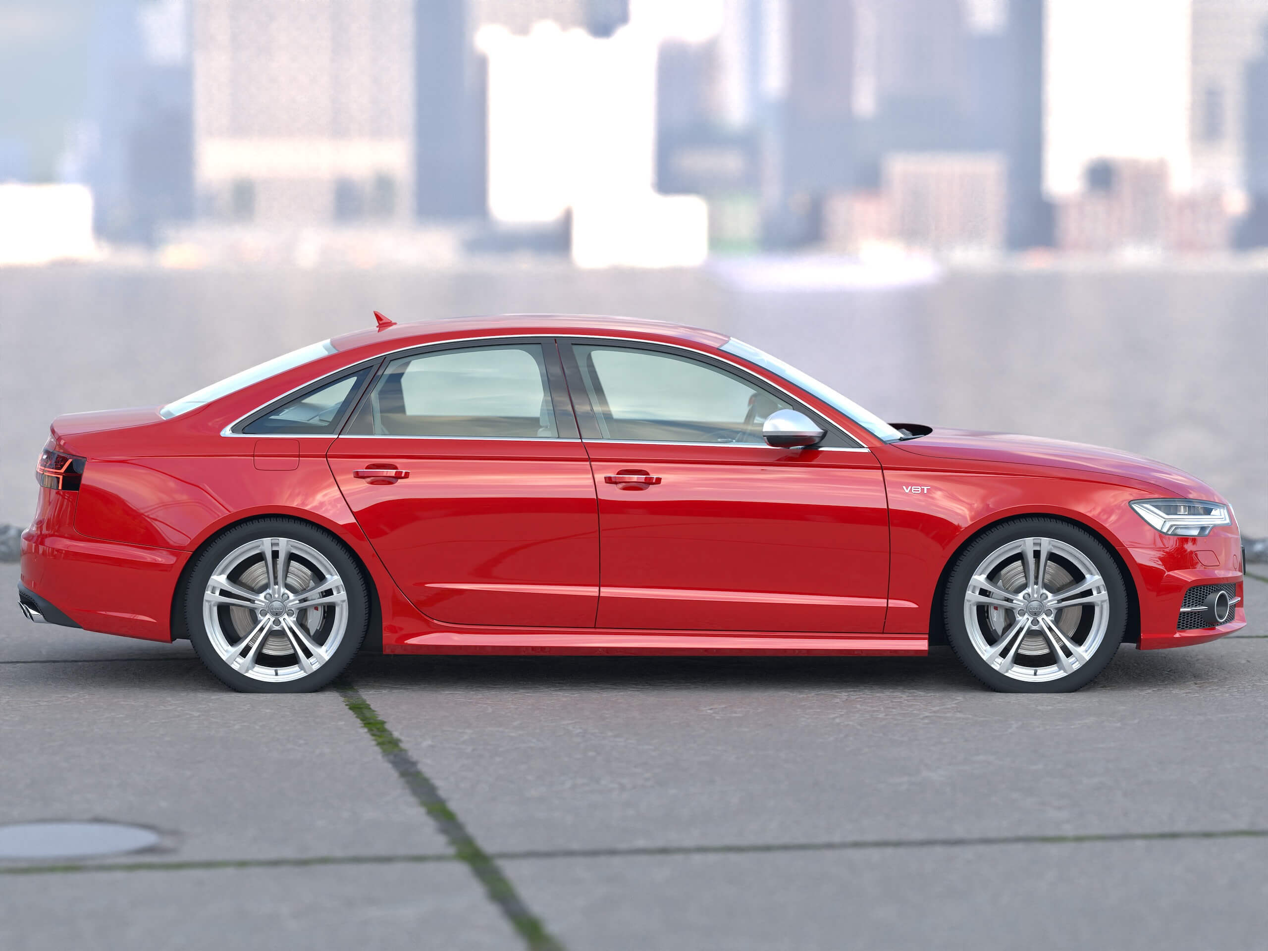 Audi S6 2016 - 3D Model by arkviz