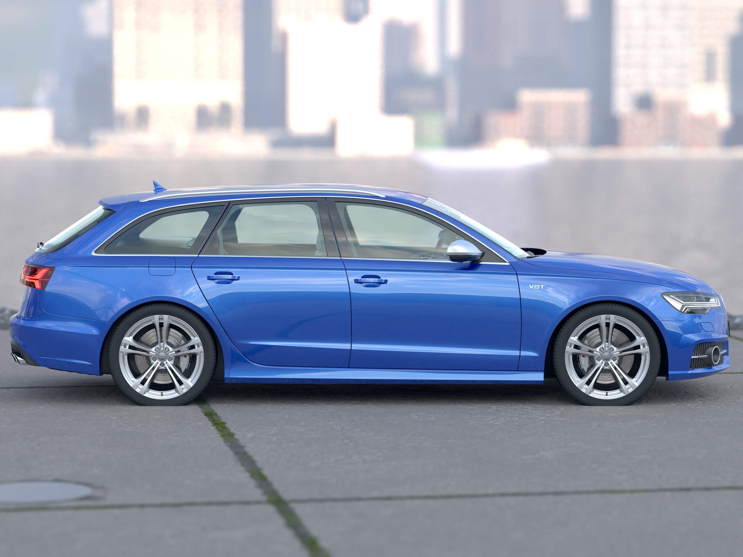 Audi S6 Avant 2016 - 3D Model by arkviz