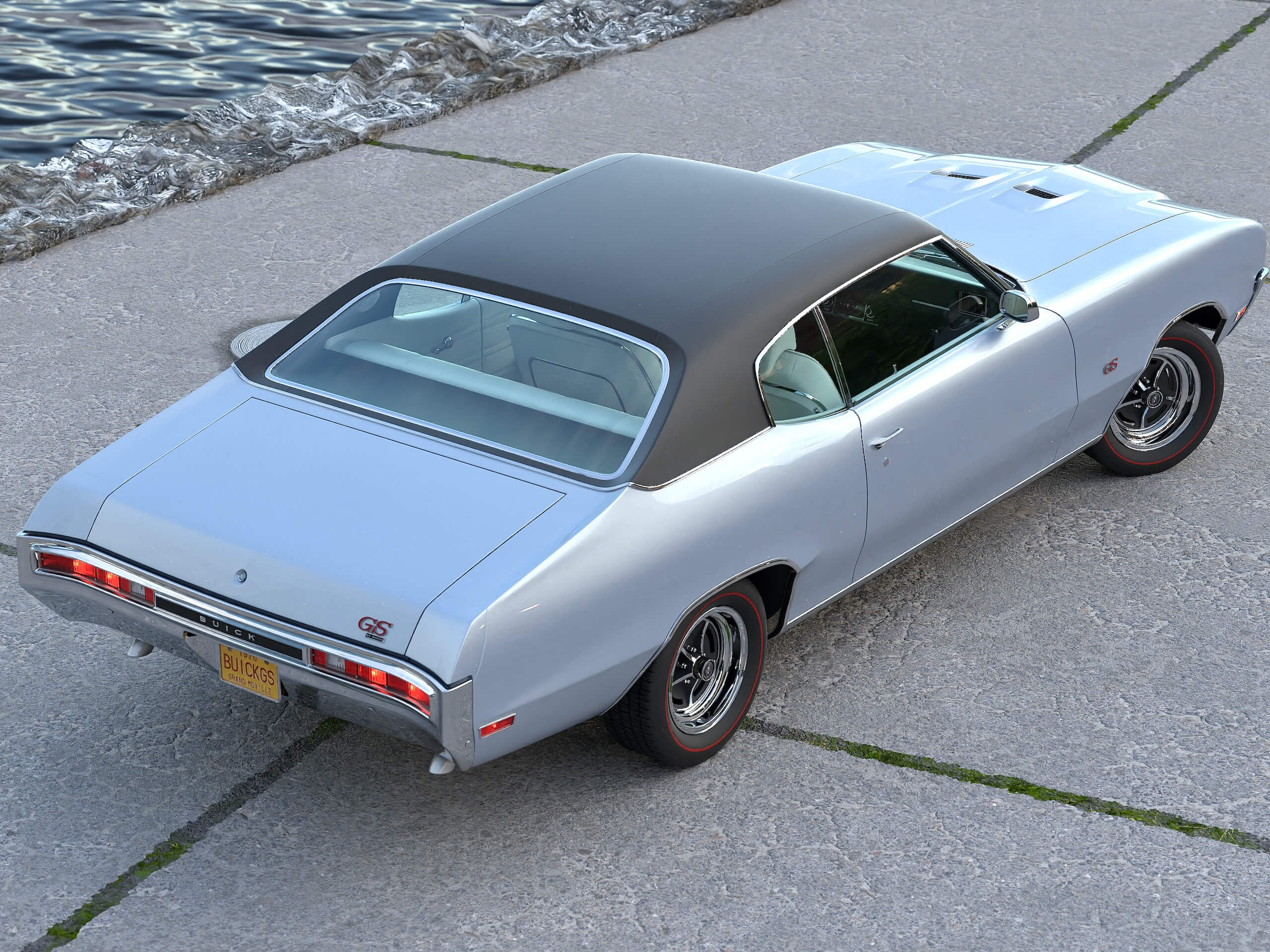 Buick GS 1970 - 3D Model by arkviz