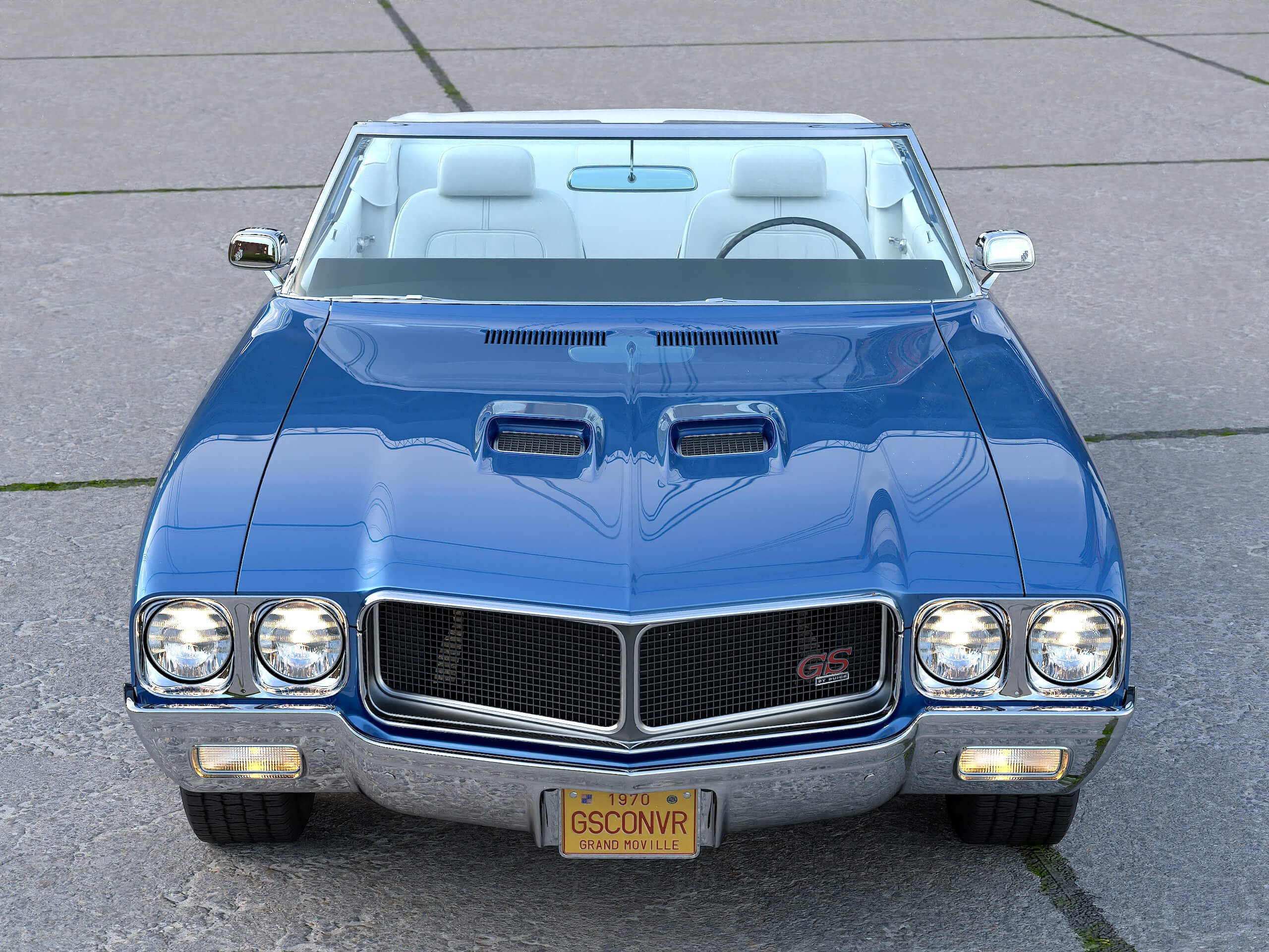 Buick GS Convertible 1970 - 3D Model by arkviz