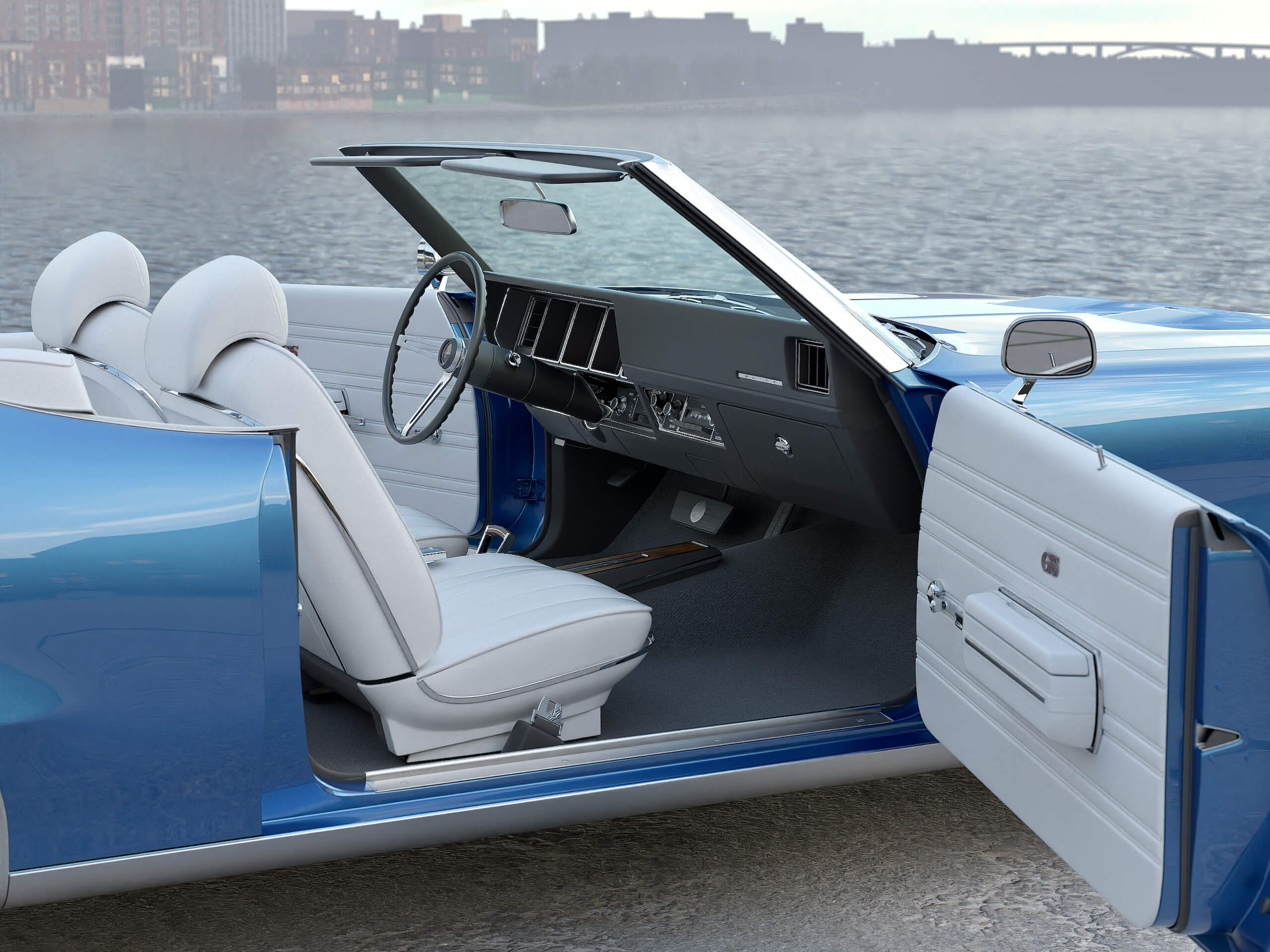 Buick GS Convertible 1970 - 3D Model by arkviz