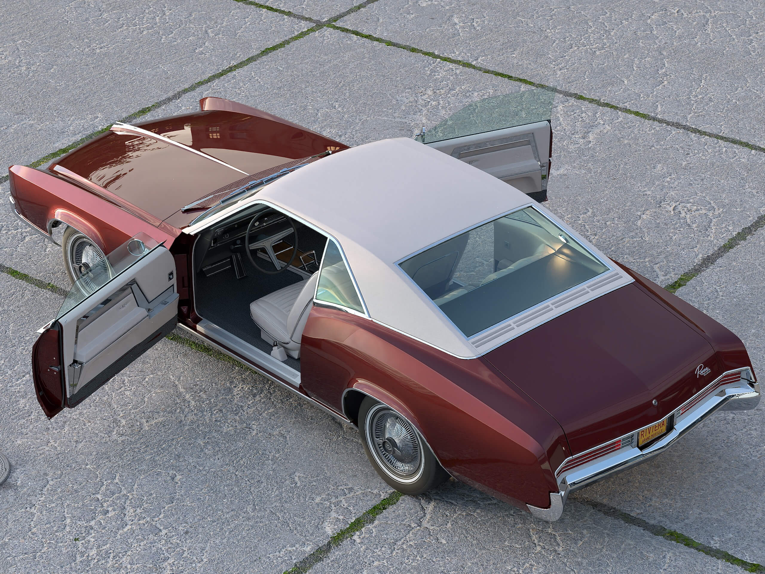 Buick Riviera 1966 - 3D Model by arkviz