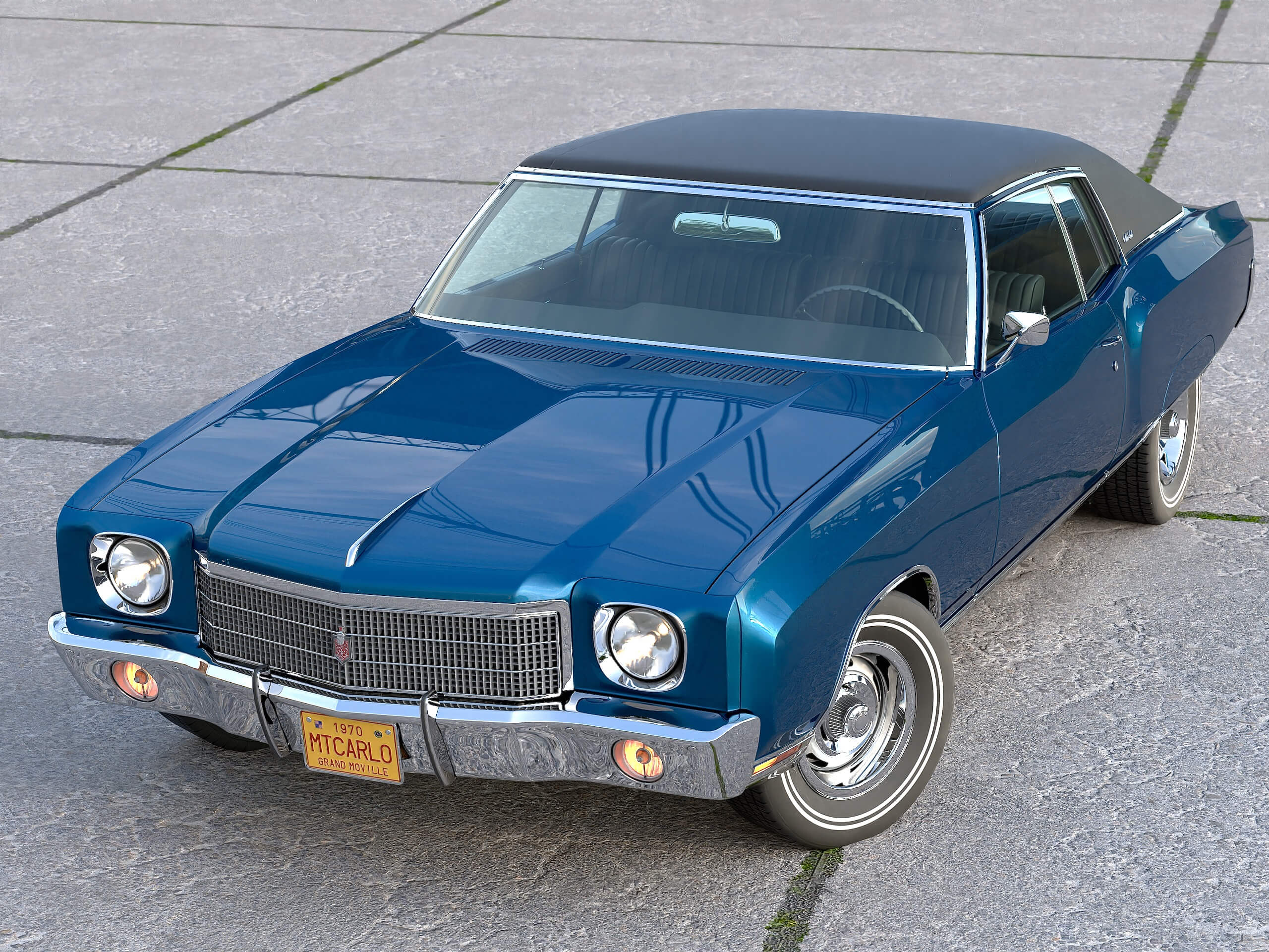 Chevrolet Monte Carlo 1970 - 3D Model by arkviz