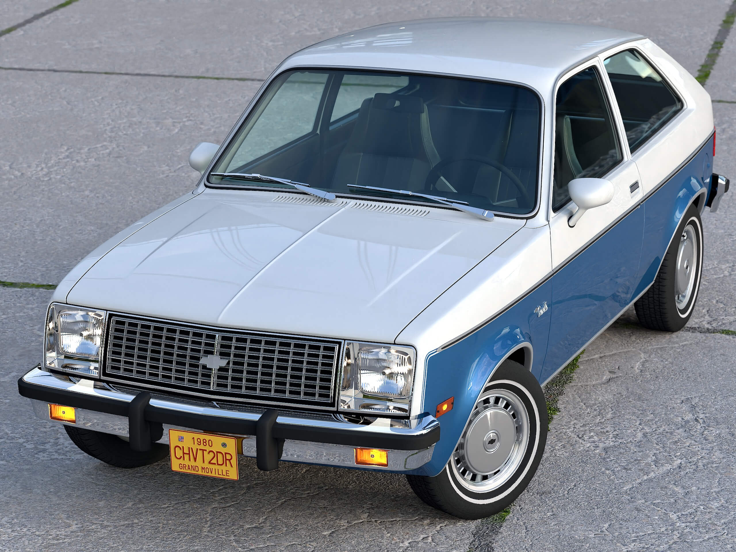 Chevy Chevette 2 Door 1980 - 3D Model by arkviz