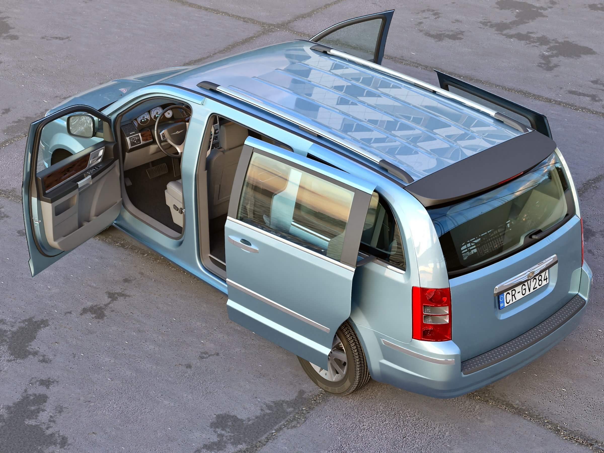 Chrysler Voyager 2010 - 3D Model by arkviz