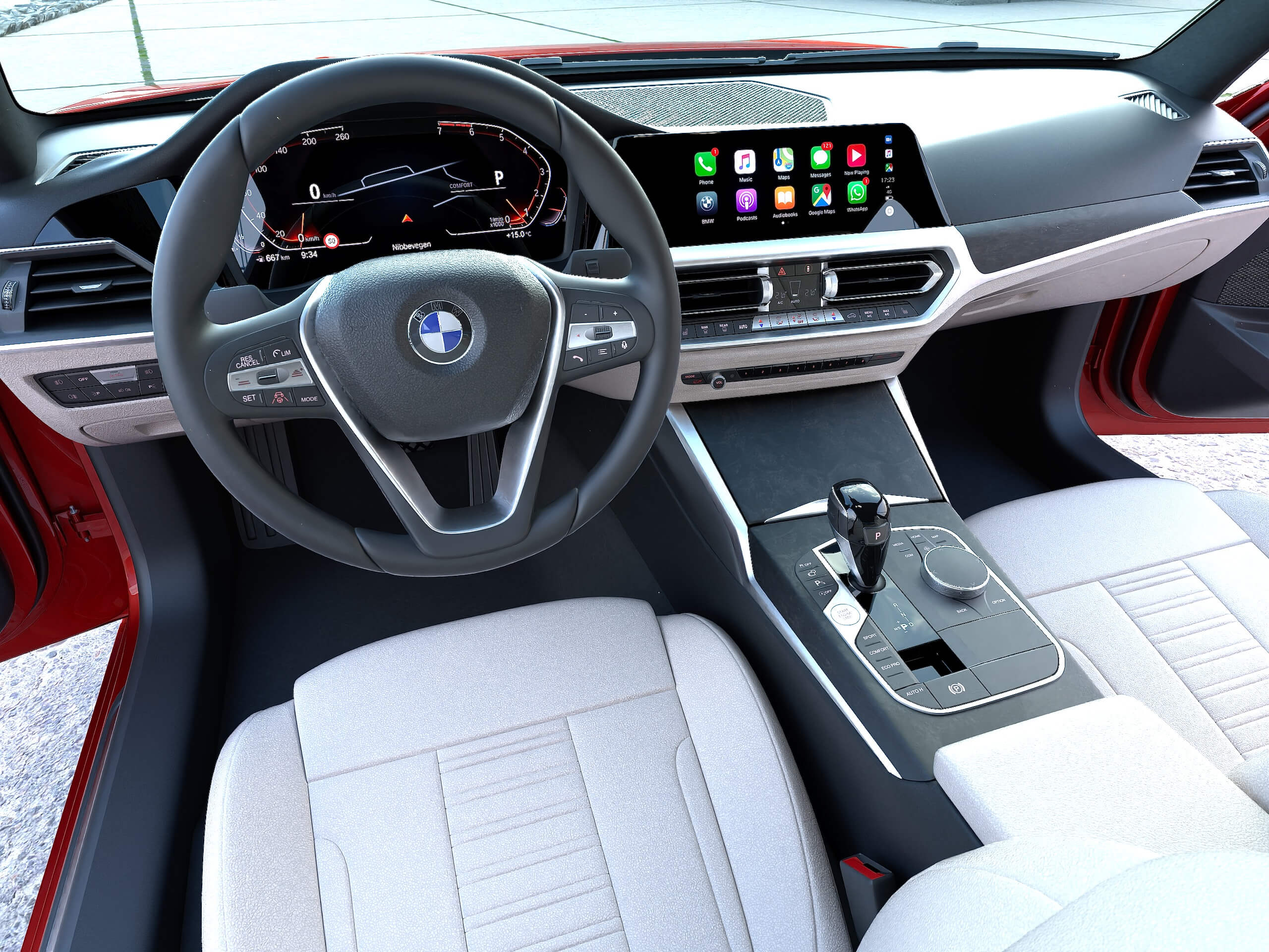 BMW 3series Sedan G20 2020 3D Render, Digital Art by arkviz